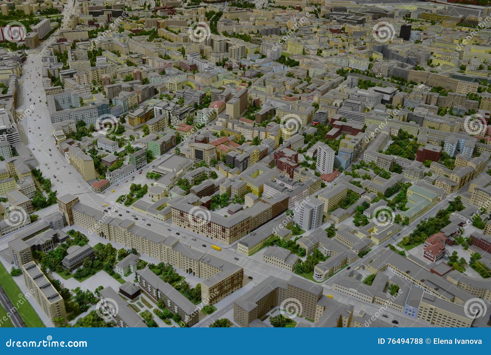 The Layout of the City of Moscow Editorial Stock Photo - Image of ...