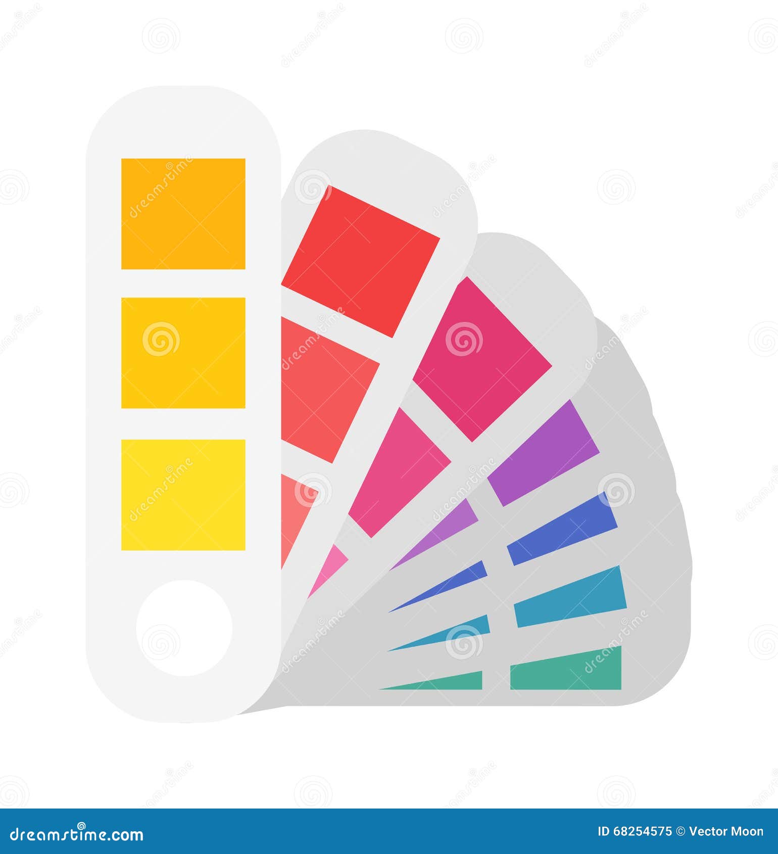 Blue Color Paint Print Samples Stock Illustrations – 147 Blue Color ...