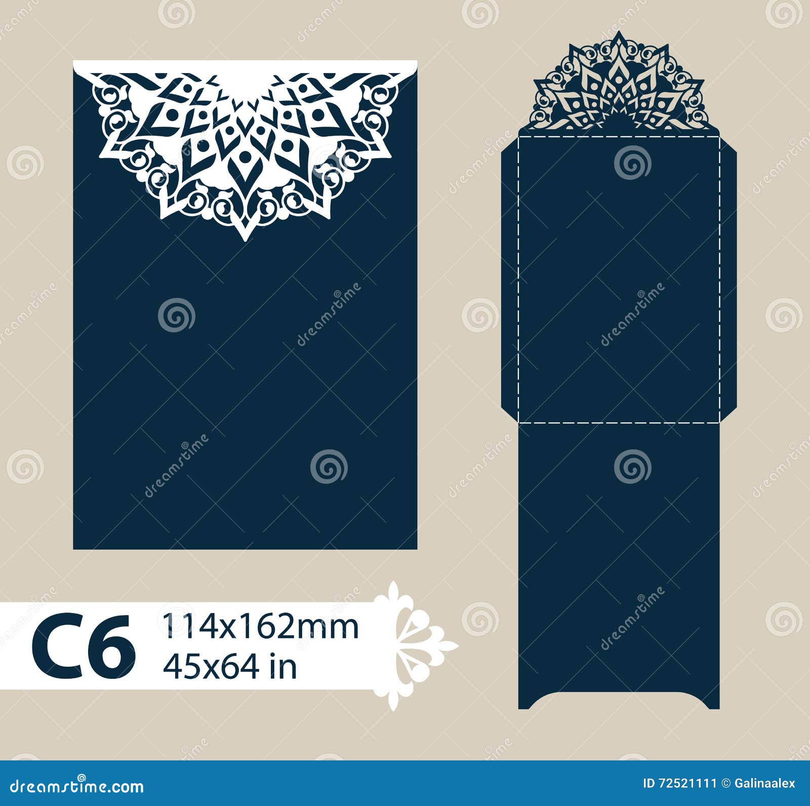 Layout Congratulatory Envelope with Carved Openwork Pattern Stock ...