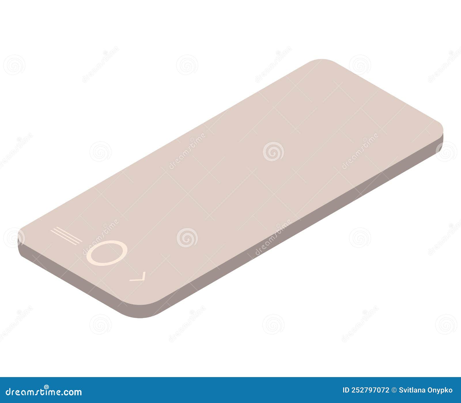 Layout De Celular Em Perspectiva Ilustração do Vetor - Ilustração de ...