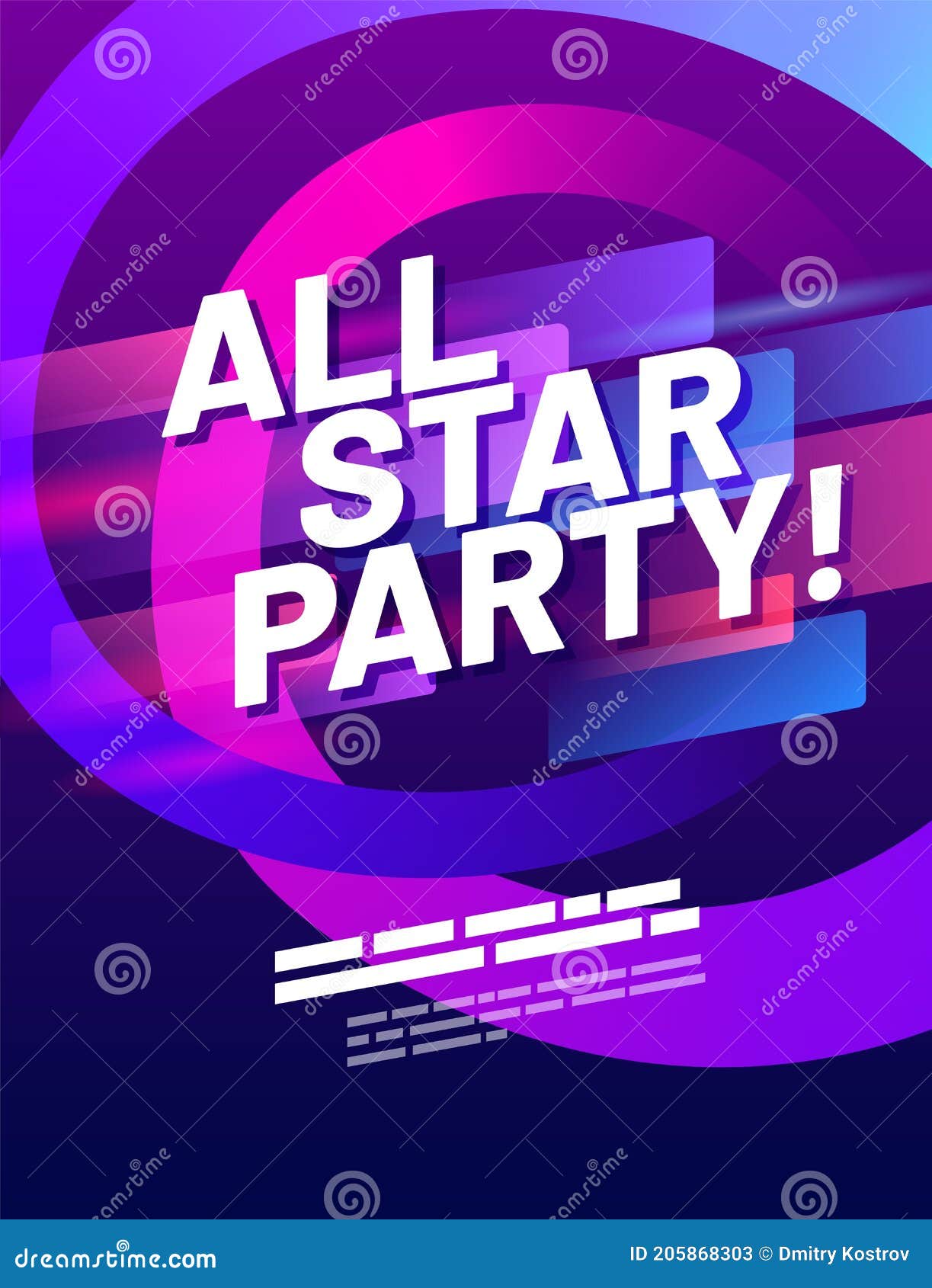 Layout Design Template with Abstract Dynamic Shapes. Stock Vector ...