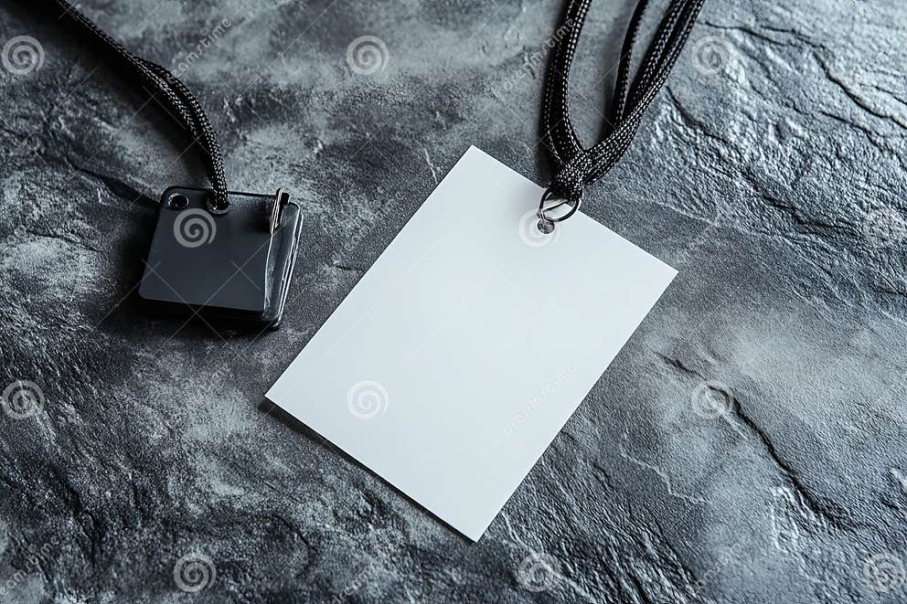 The Layout is Empty on a Gray Background. a Common Blank Label and Name ...