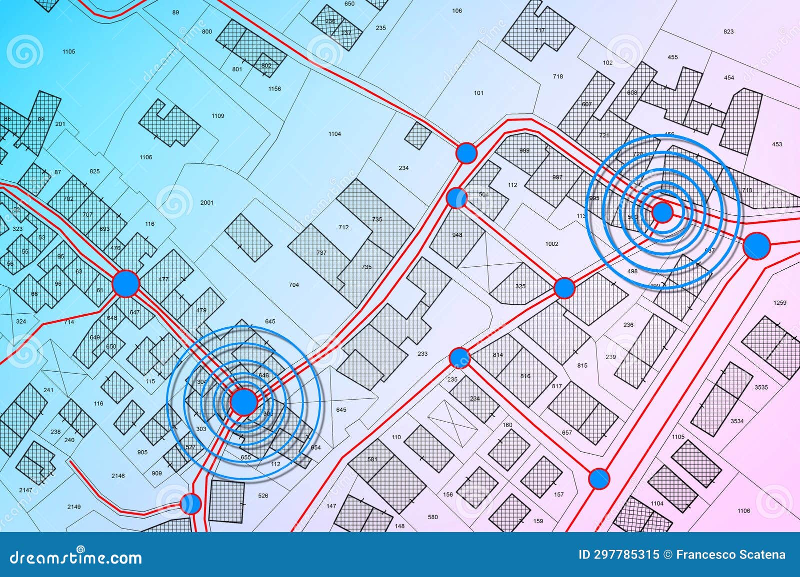 Layout of Facilities and Services Systems - Indication of the Points ...