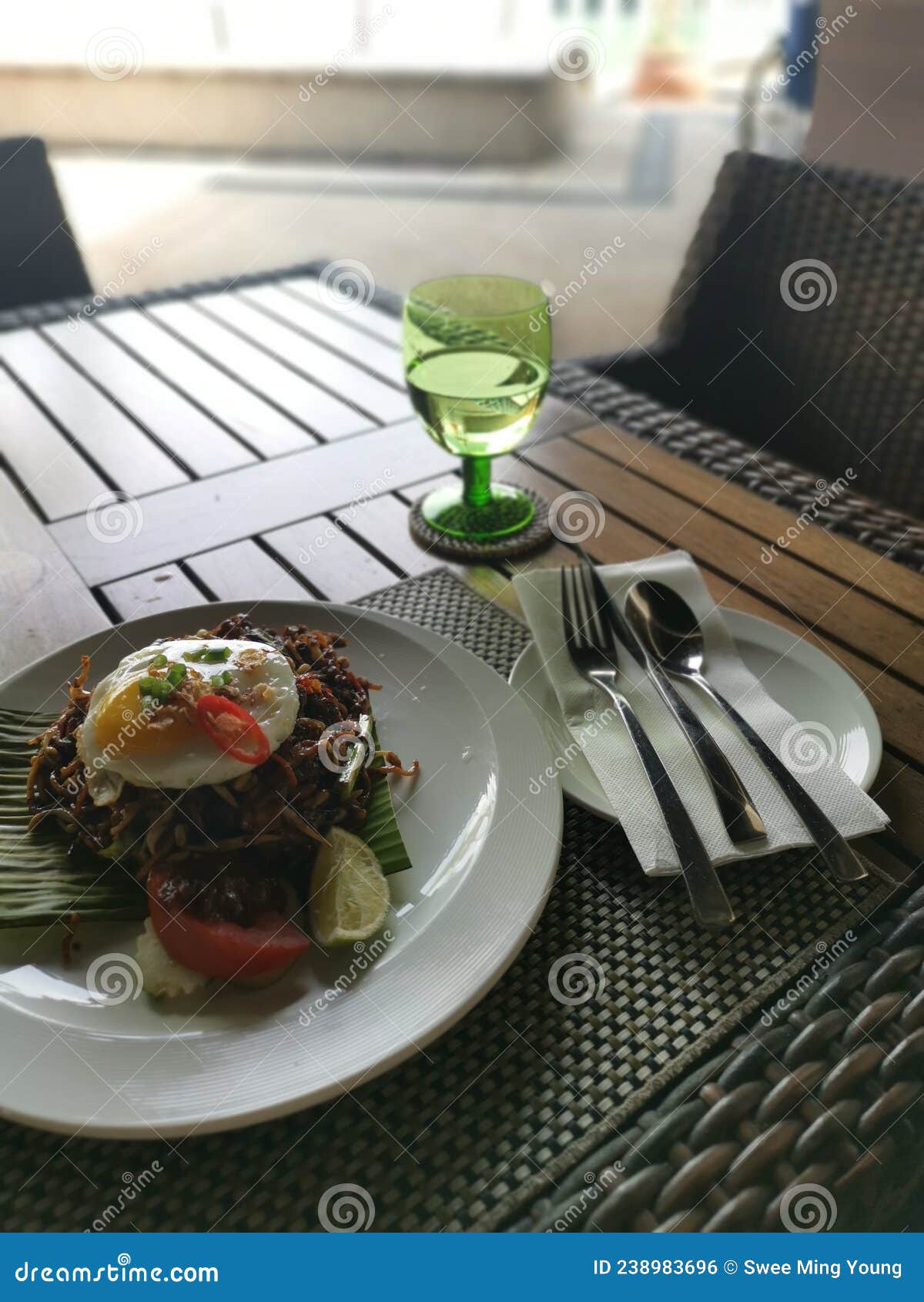Layout of Food on the Dining Table Scene Stock Photo - Image of dinner ...