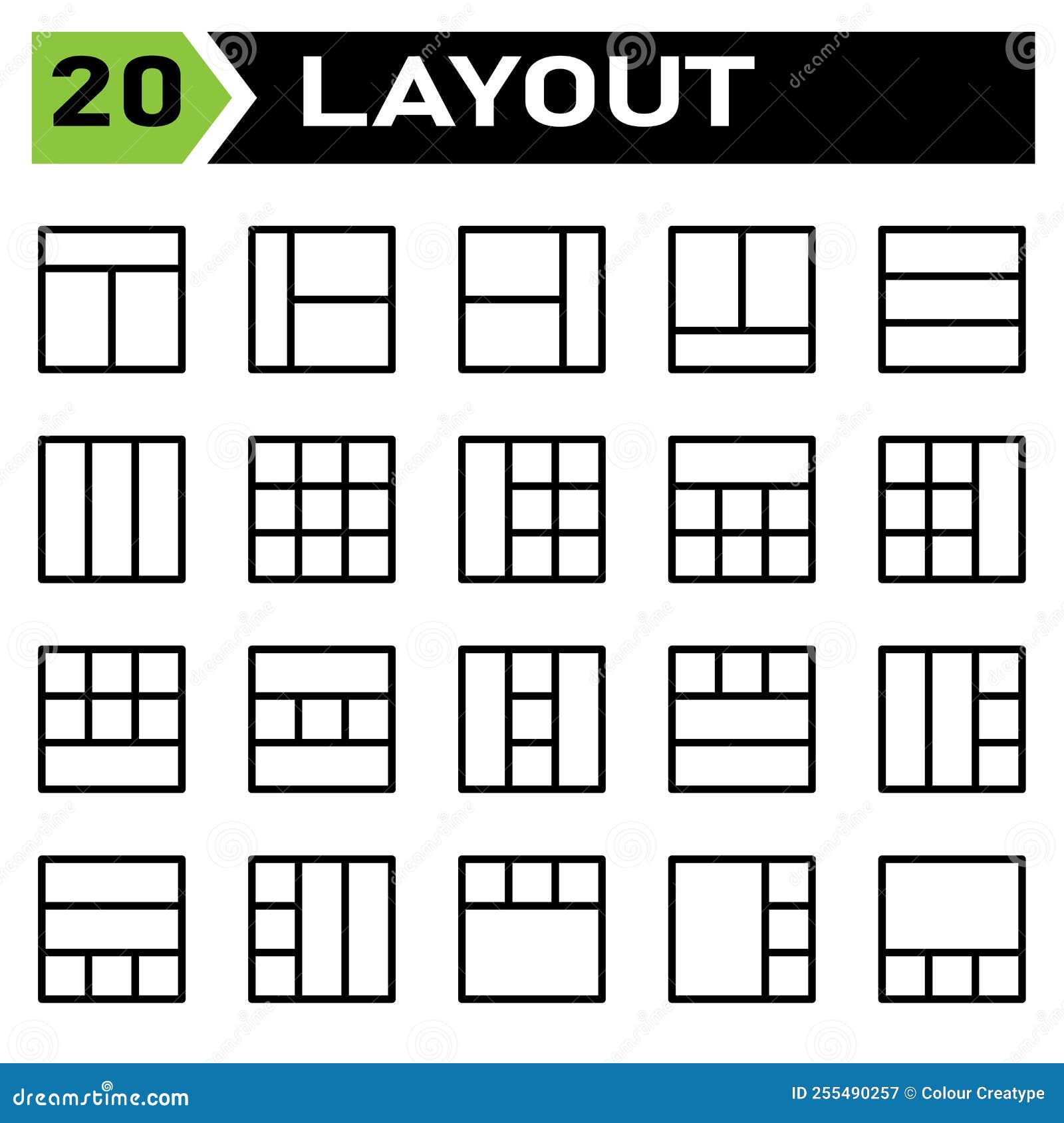 Layout Icon Set Include Layout, Grid, Dashboard, Interface, User ... Layout Icon Set Include Layout, Grid, Dashboard, Interface, User ...
