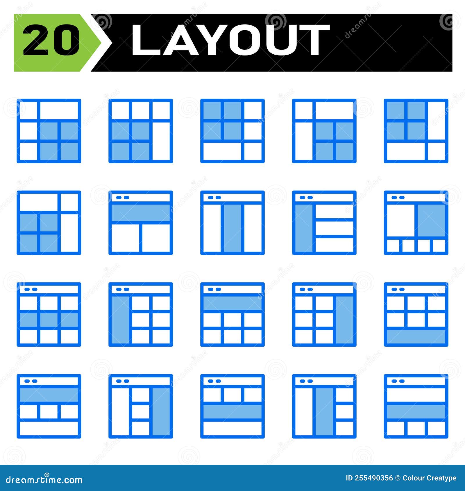 Layout Icon Set Include Layout, Grid, Dashboard, Interface, User ... Layout Icon Set Include Layout, Grid, Dashboard, Interface, User ...