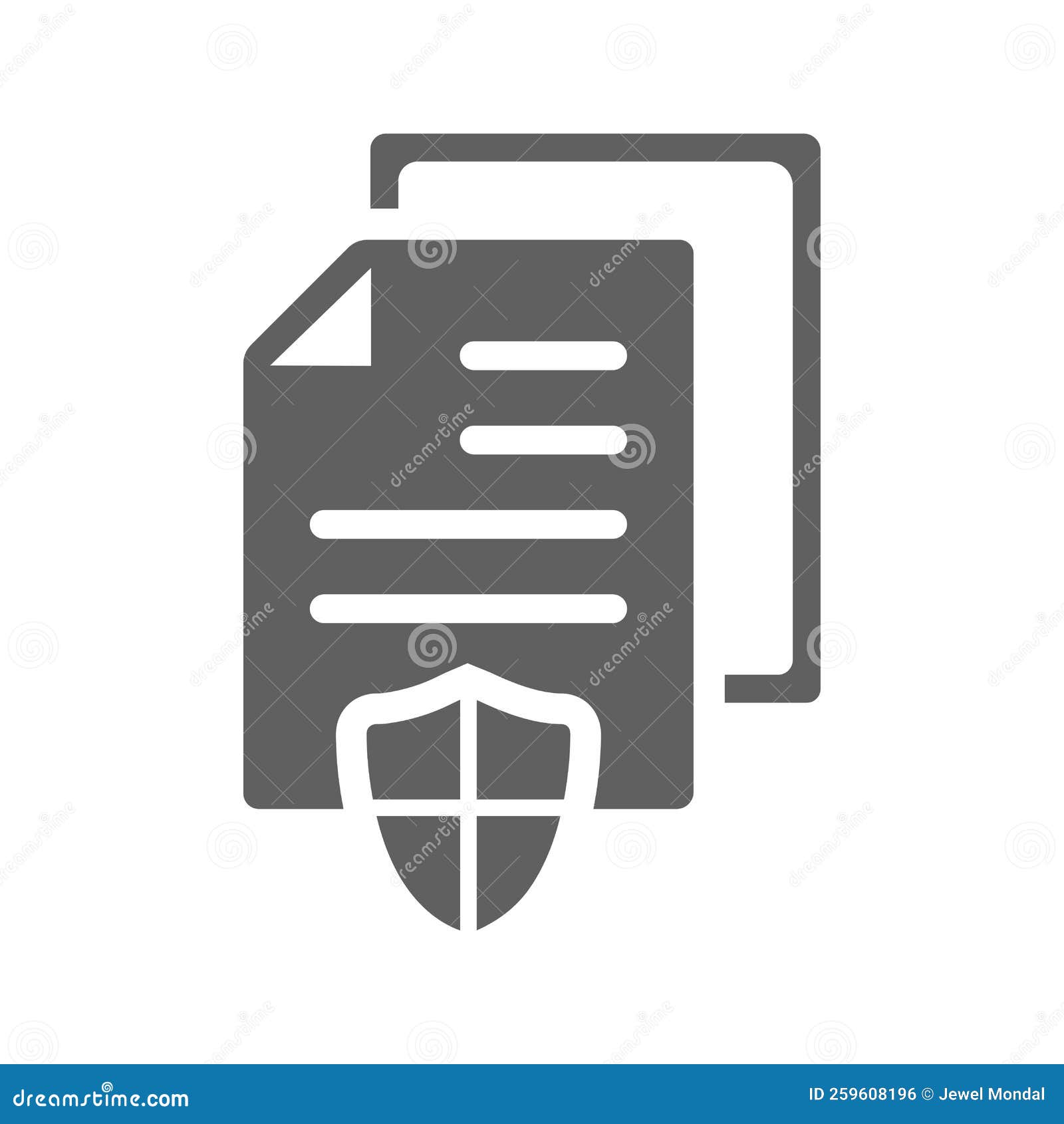 Layout, Multiple Pages Icon. Gray Vector Design Stock Illustration ...