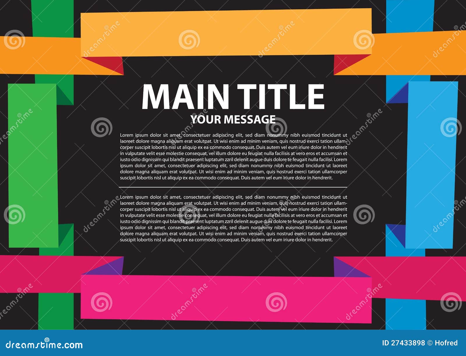 Layout of paper folding stock vector. Illustration of origami - 27433898