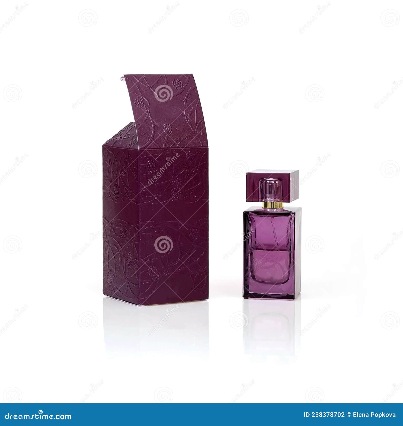 Layout of Perfume Bottle Isolated on a White Background Editorial ...