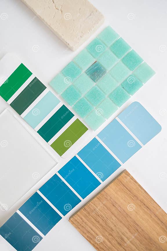 Layout of Samples of Materials, Selection of Materials, Selection Stock ...