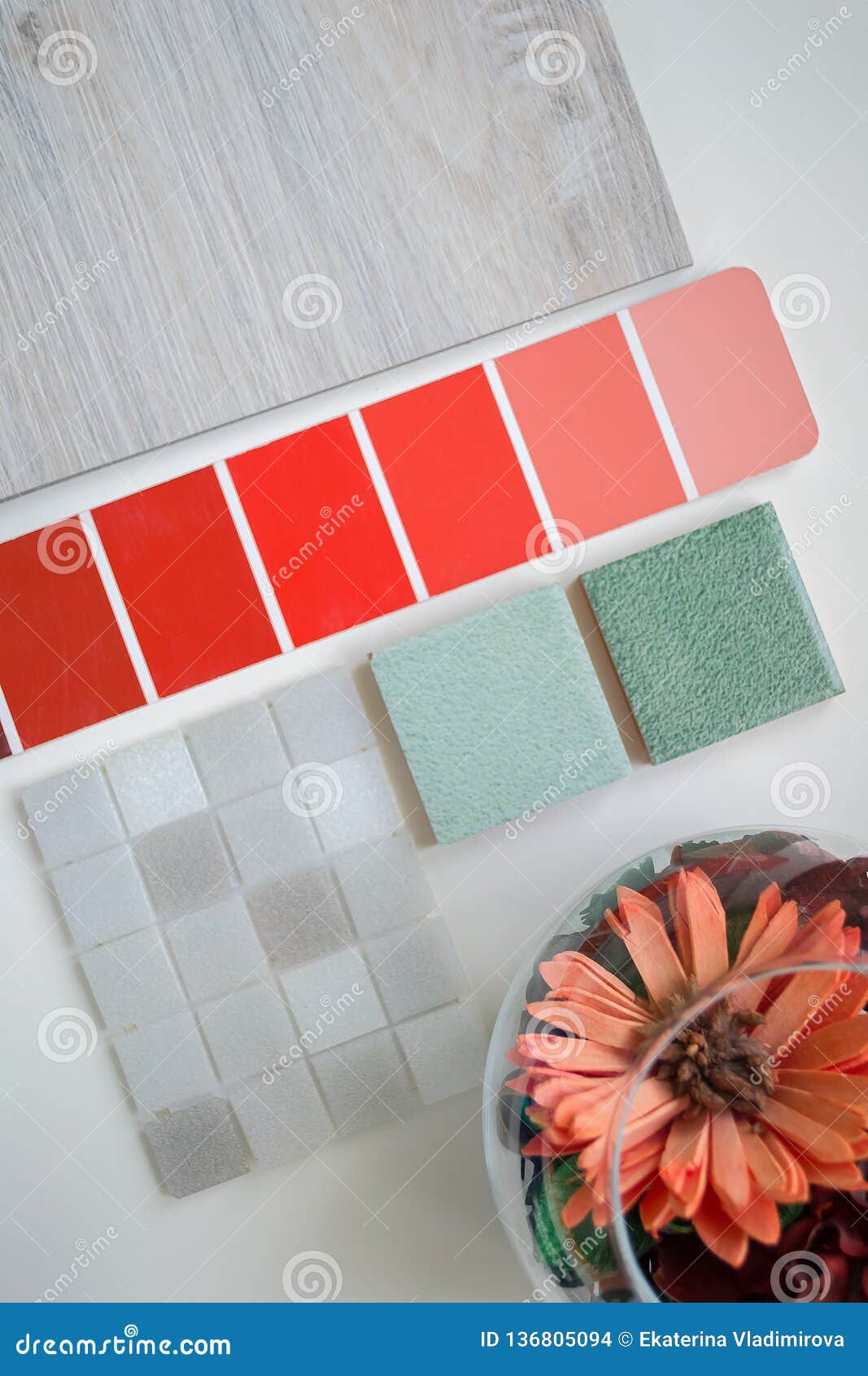 Layout of Samples of Materials, Selection of Materials, Selection Stock ...