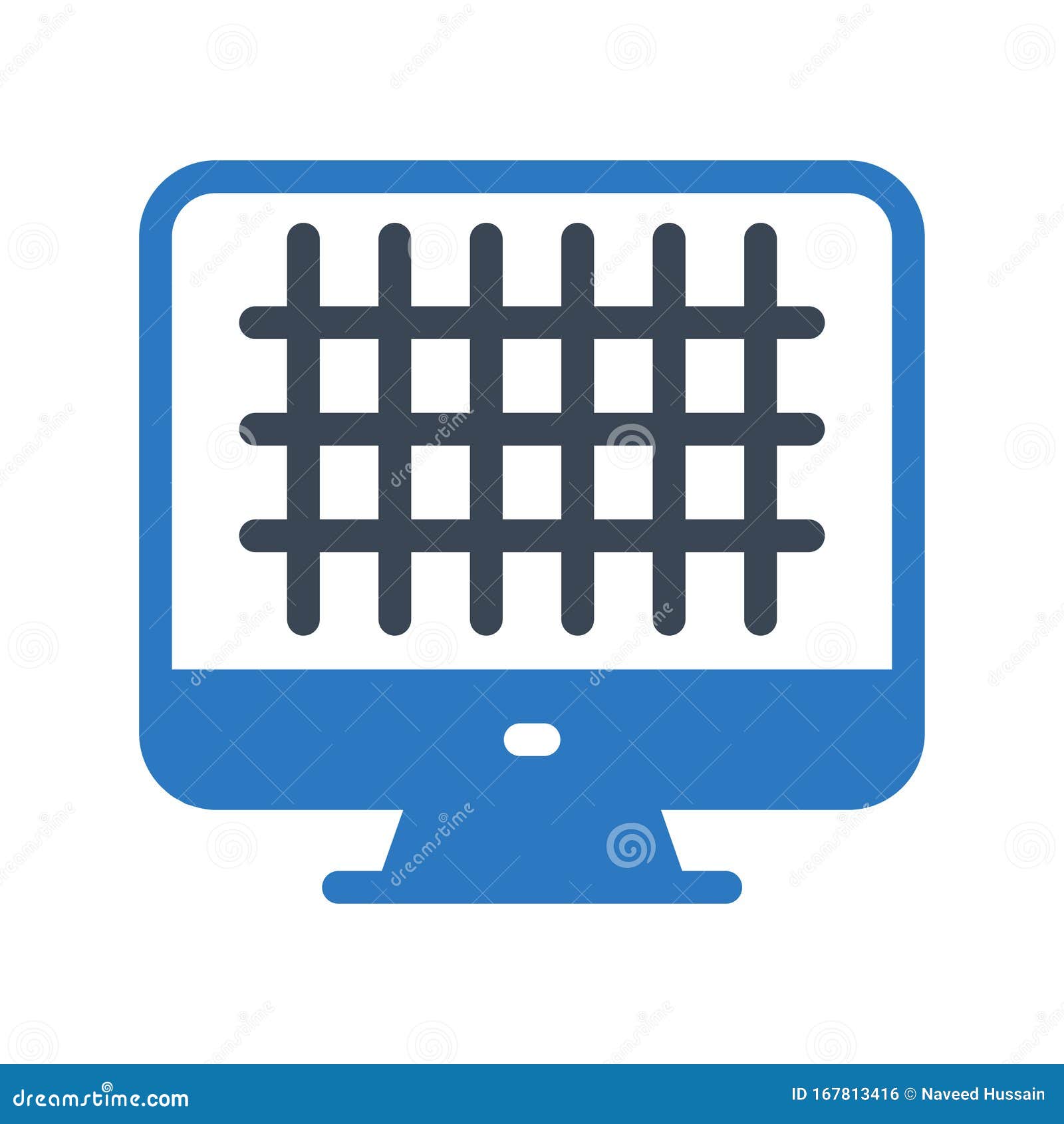 Layout Screen Vector Glyph Color Icon Stock Illustration - Illustration ...