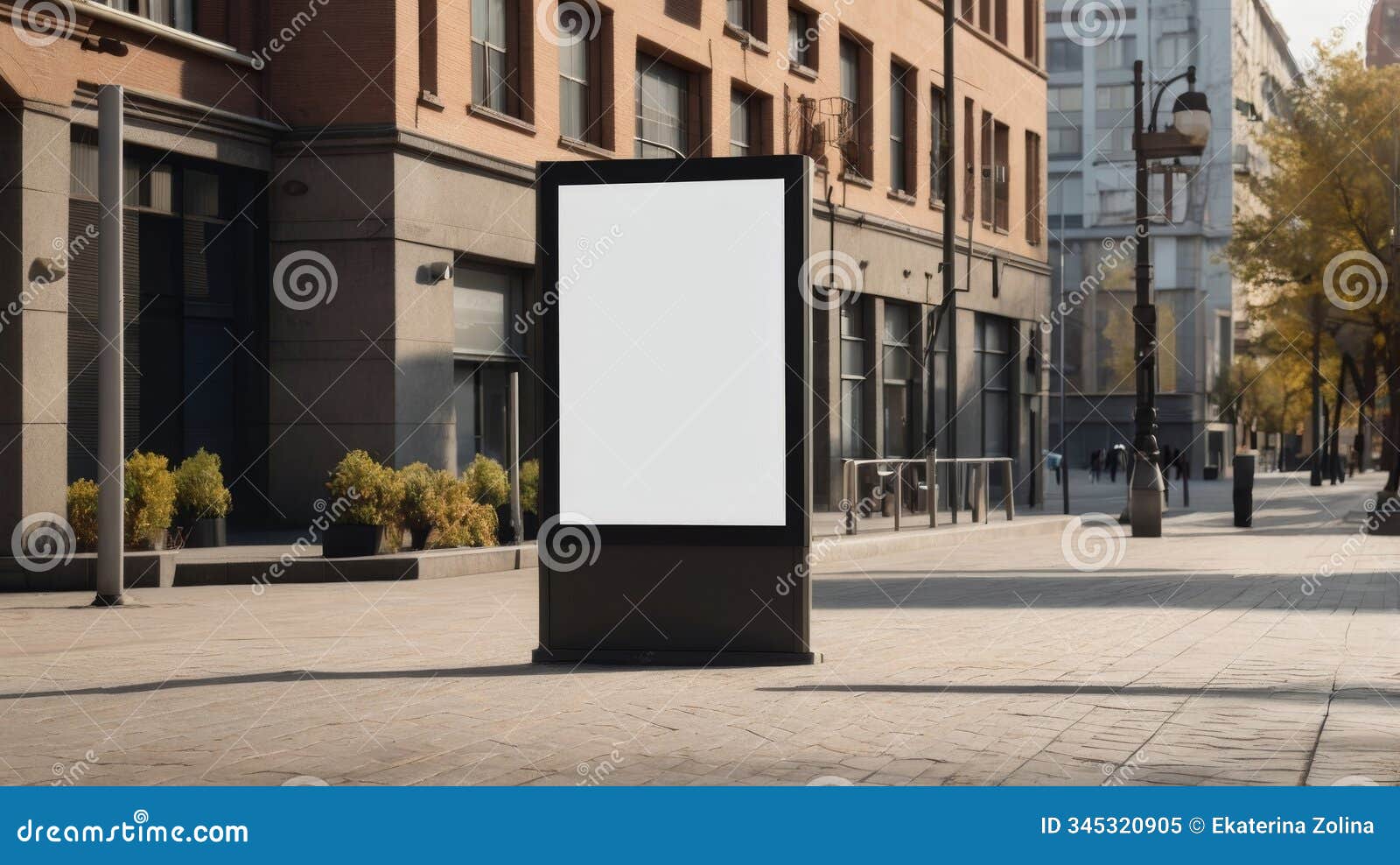 Layout of a Separate Information Kiosk with a Large Screen. Digital ...