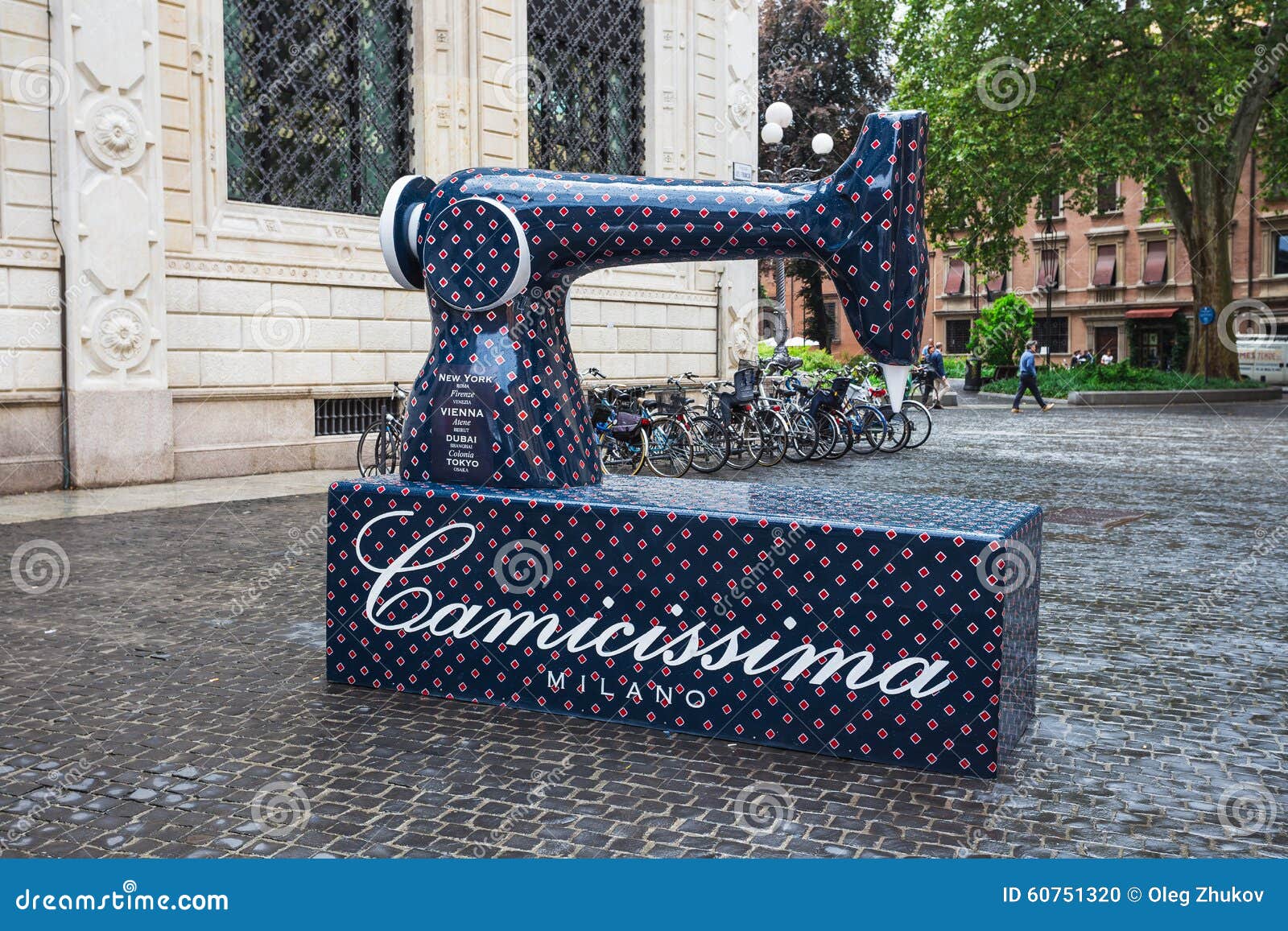 Layout of the Sewing Machine in the Square. Editorial Image - Image of ...