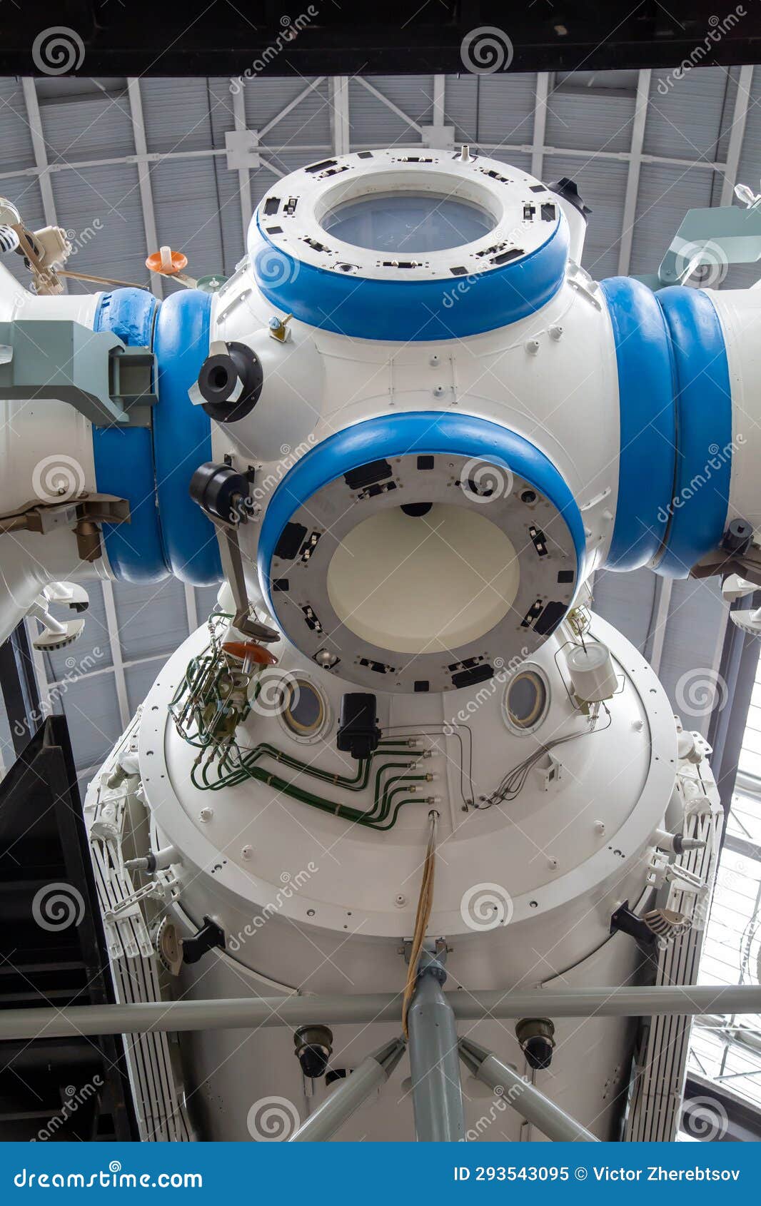The Layout of the Space Docking Modules is White. Stock Image - Image ...