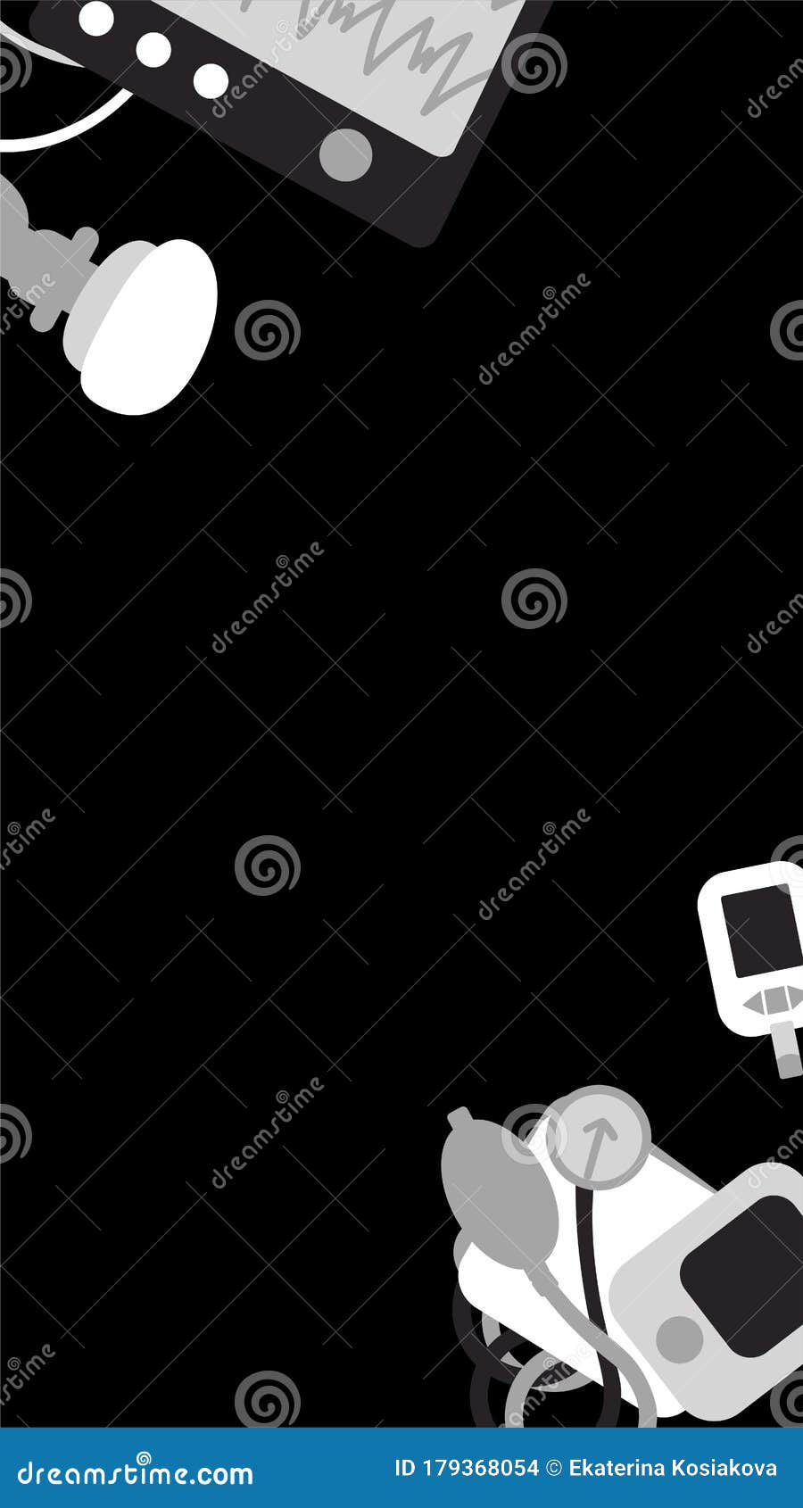 Layout for Stories on Medical Theme Stock Vector - Illustration of ...