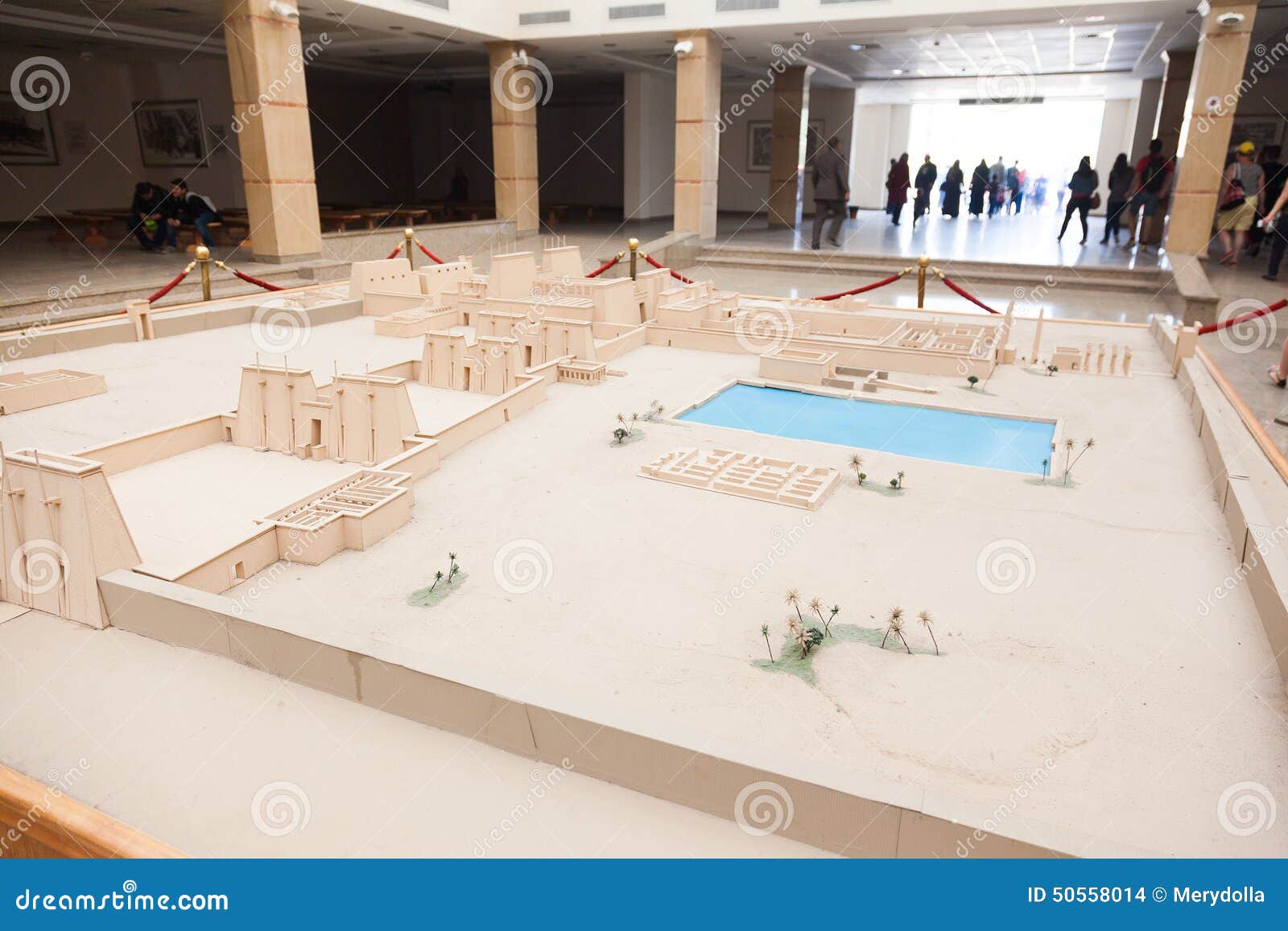 The Layout of the Temple Karnak Editorial Stock Image - Image of ...