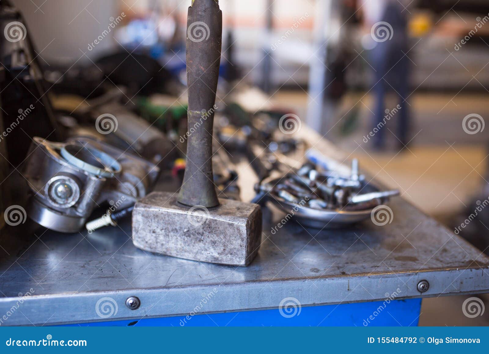 Layout of Tools on the Table Mechanics in the Process of Repairing the ...