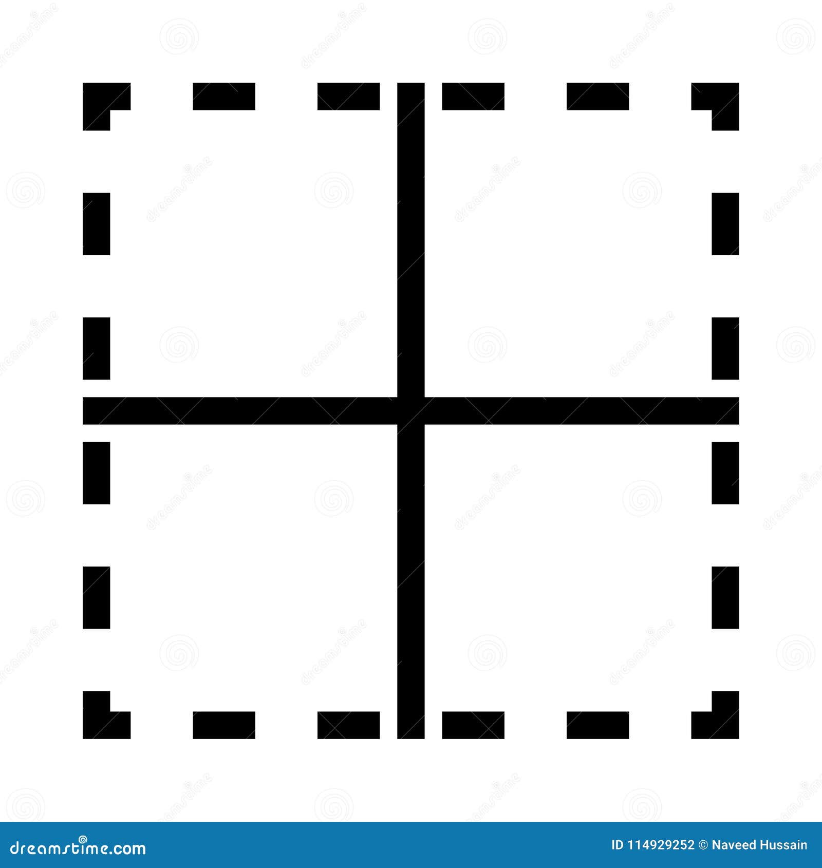 Layout vector line icon stock vector. Illustration of sign - 114929252