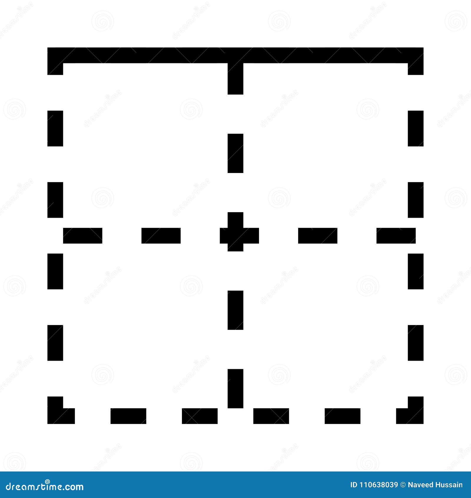 Layout vector line icon stock vector. Illustration of icons - 110638039