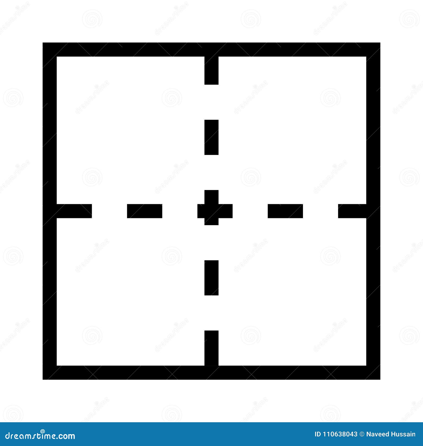 Layout vector line icon stock vector. Illustration of media - 110638043