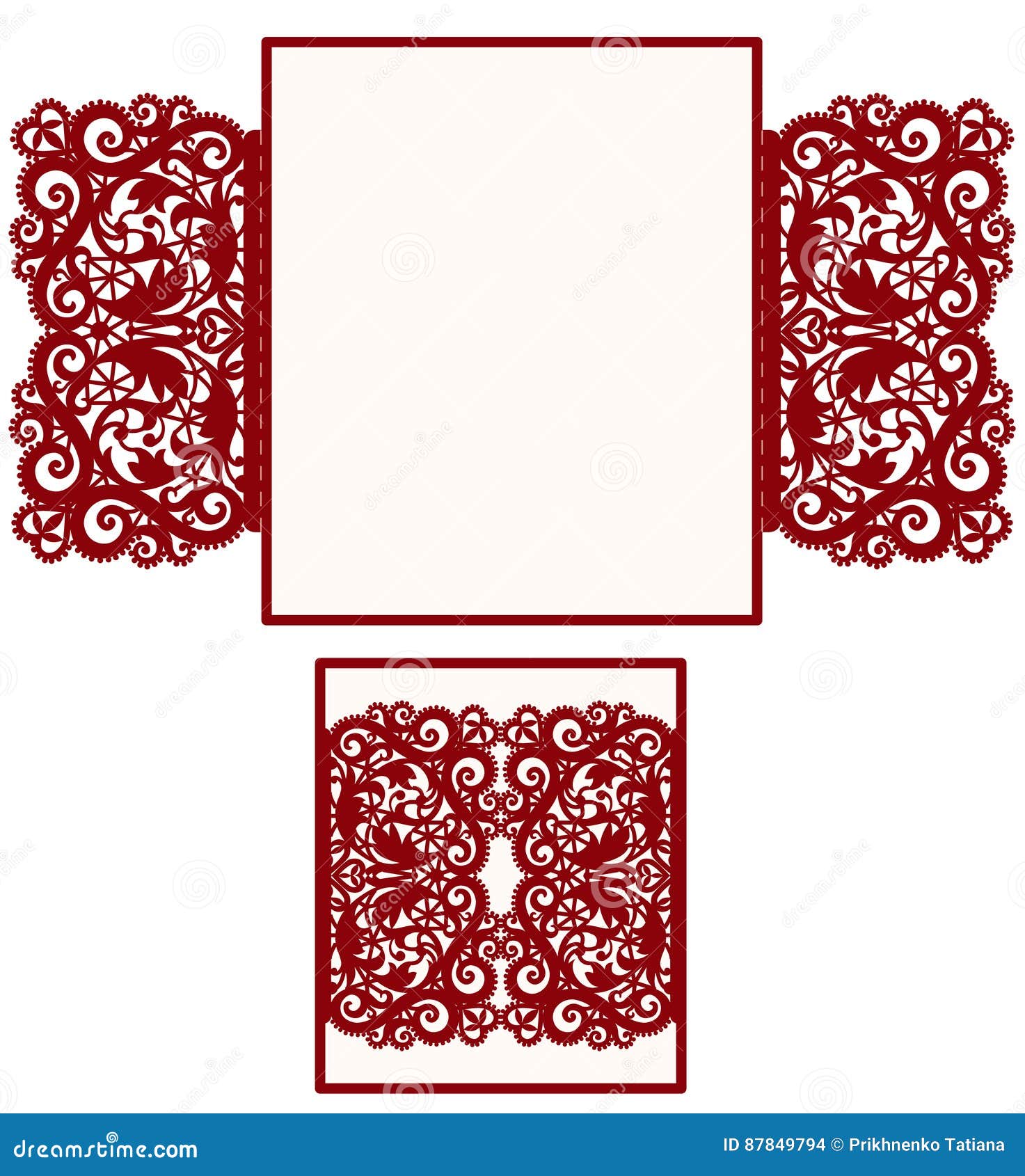 Layout wedding invitation stock vector. Illustration of pattern - 87849794