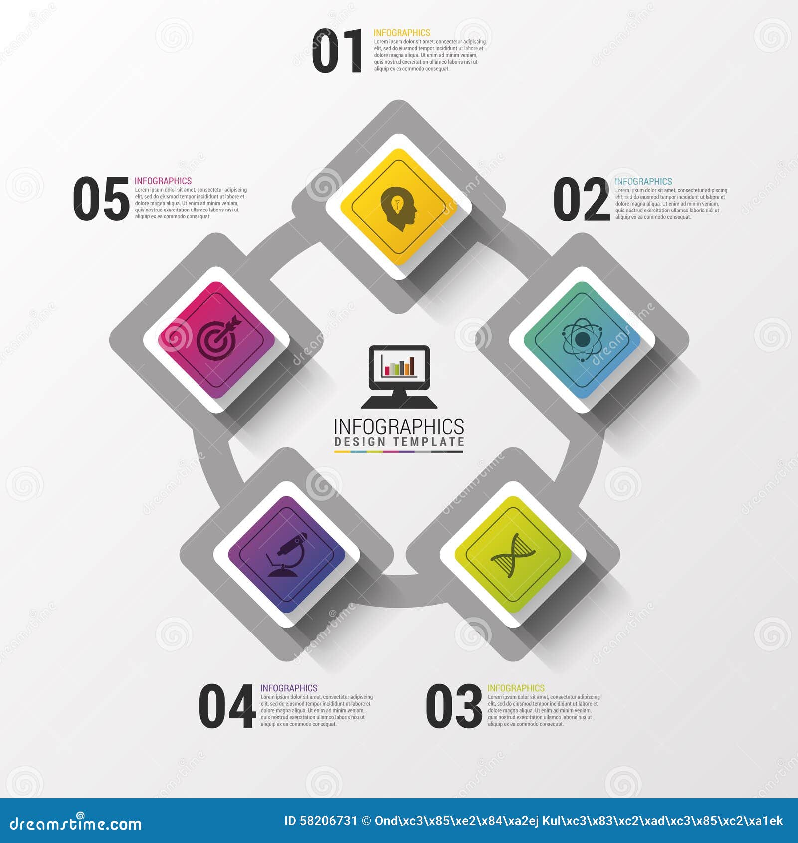 Layout for Your Options or Steps. Modern Design Template. Infographics ...