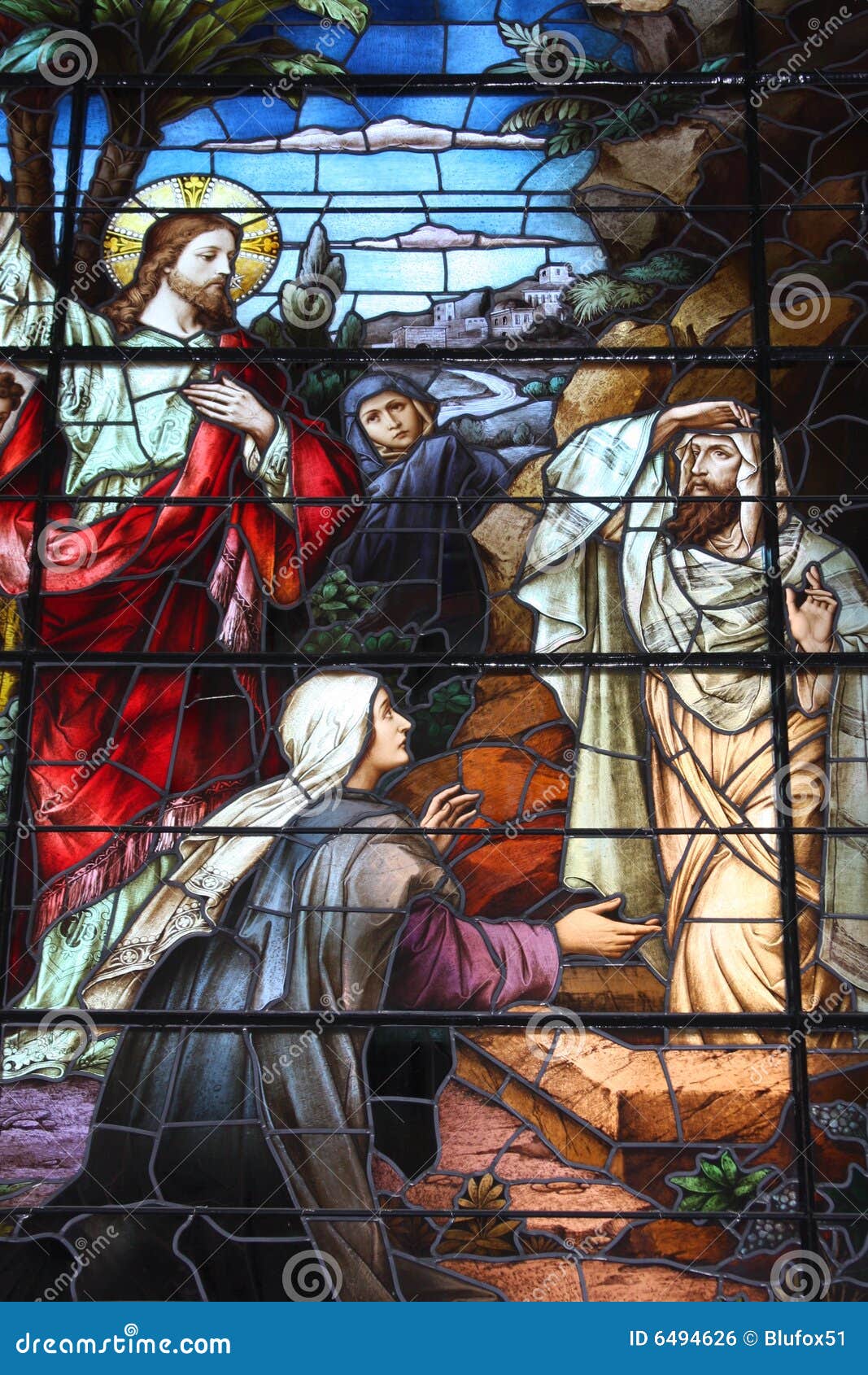 Lazarus Come Forth stock photo. Image of stained, christian - 6494626