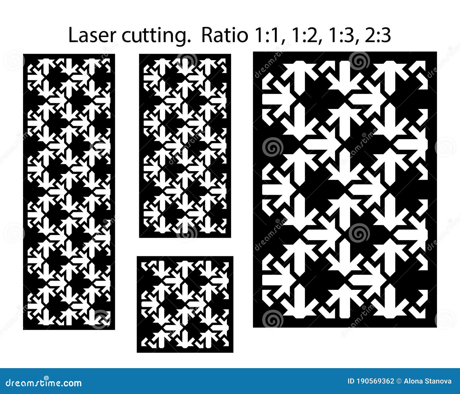 Lazer Cut Decorative Vector Panel Set. Jali Design, Cnc Decor, Interior ...