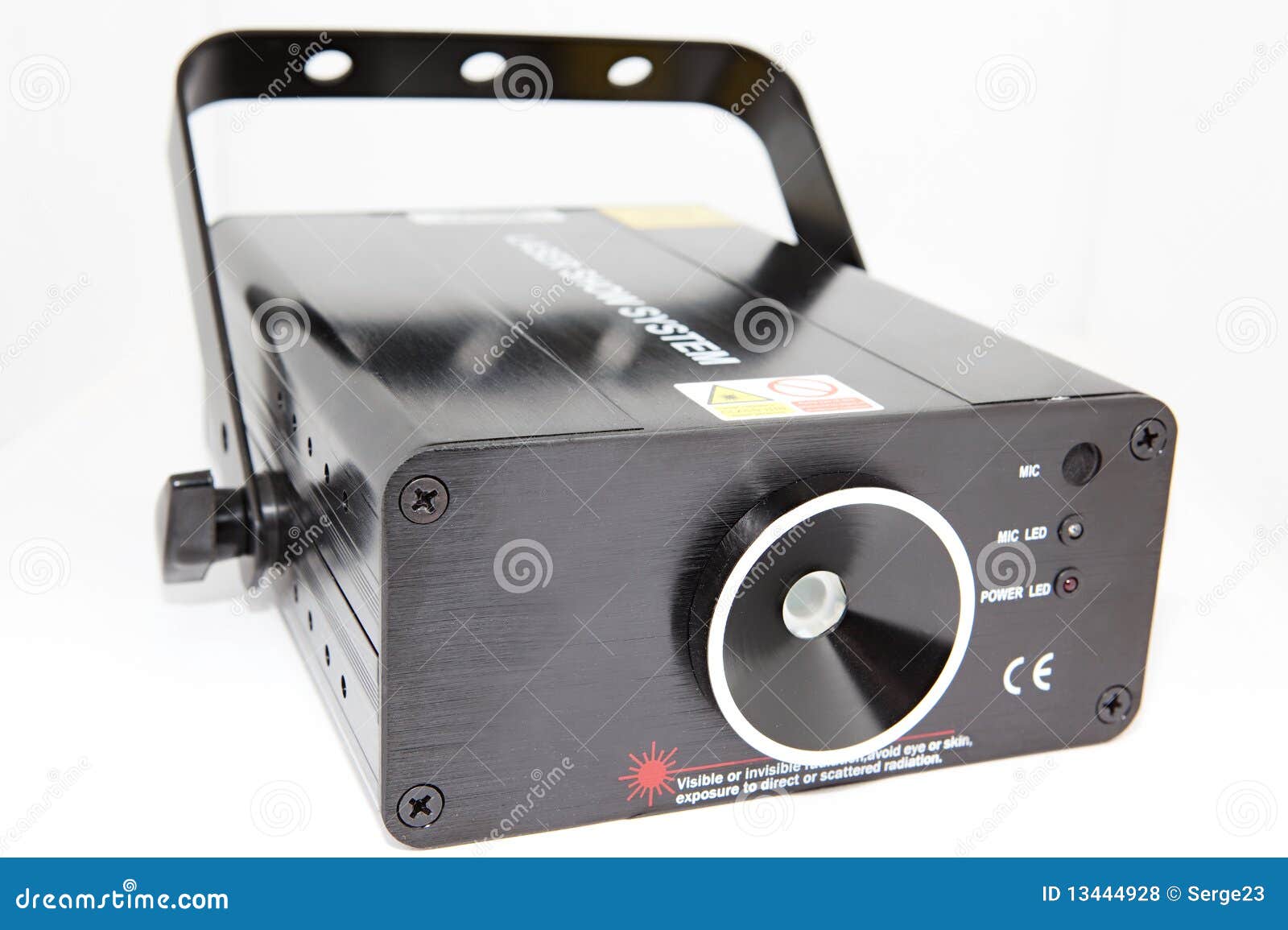 Lazer show system stock photo. Image of night, technology - 13444928