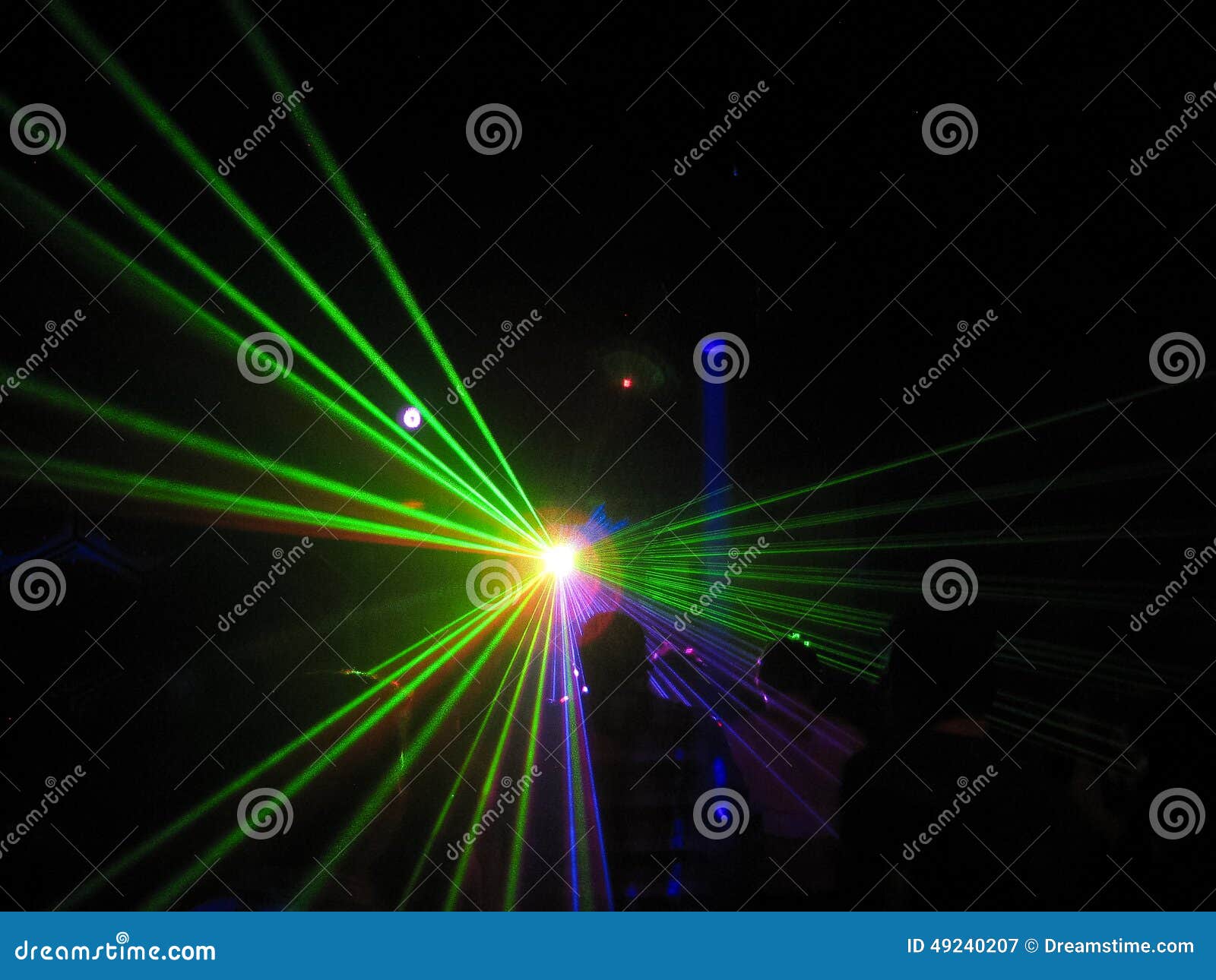 Lazers in a Club stock image. Image of group, hands, festival - 49240207