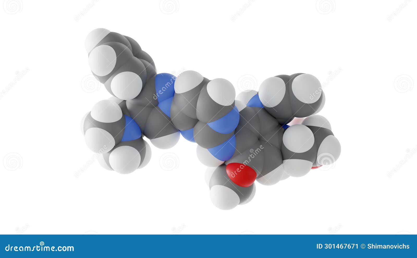 Lazertinib Molecule, Epidermal Growth Factor Receptor Inhibitor ...