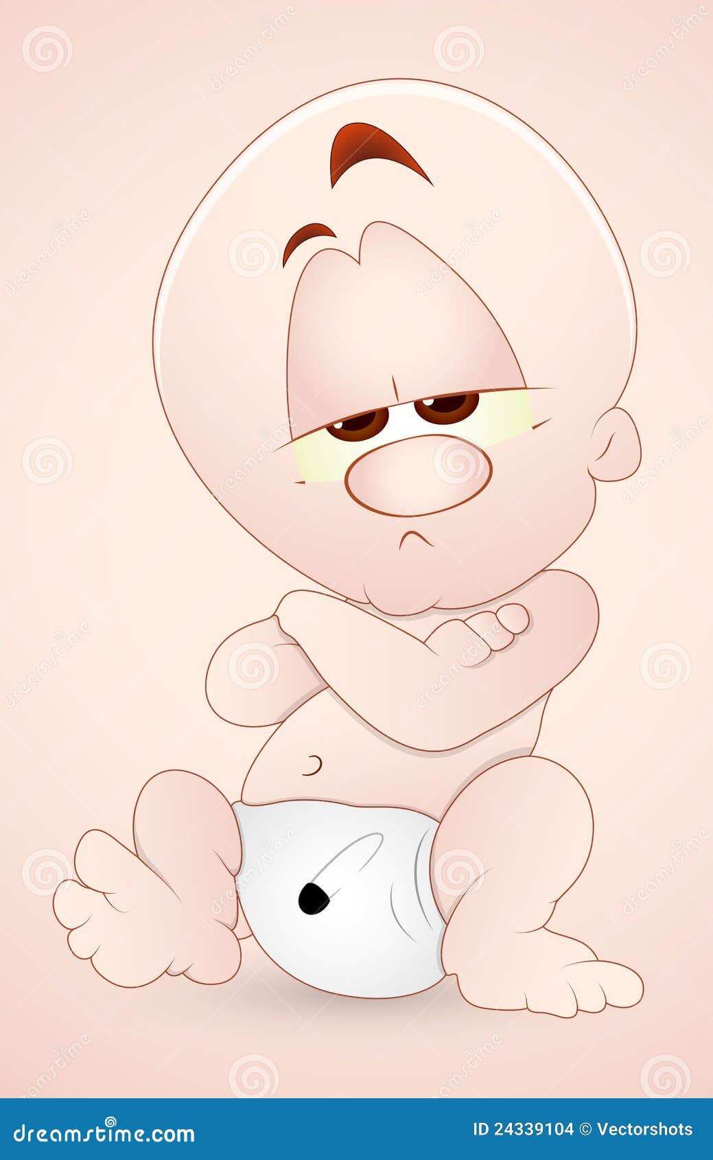 Lazy Baby Child stock vector. Illustration of adorable - 24339104