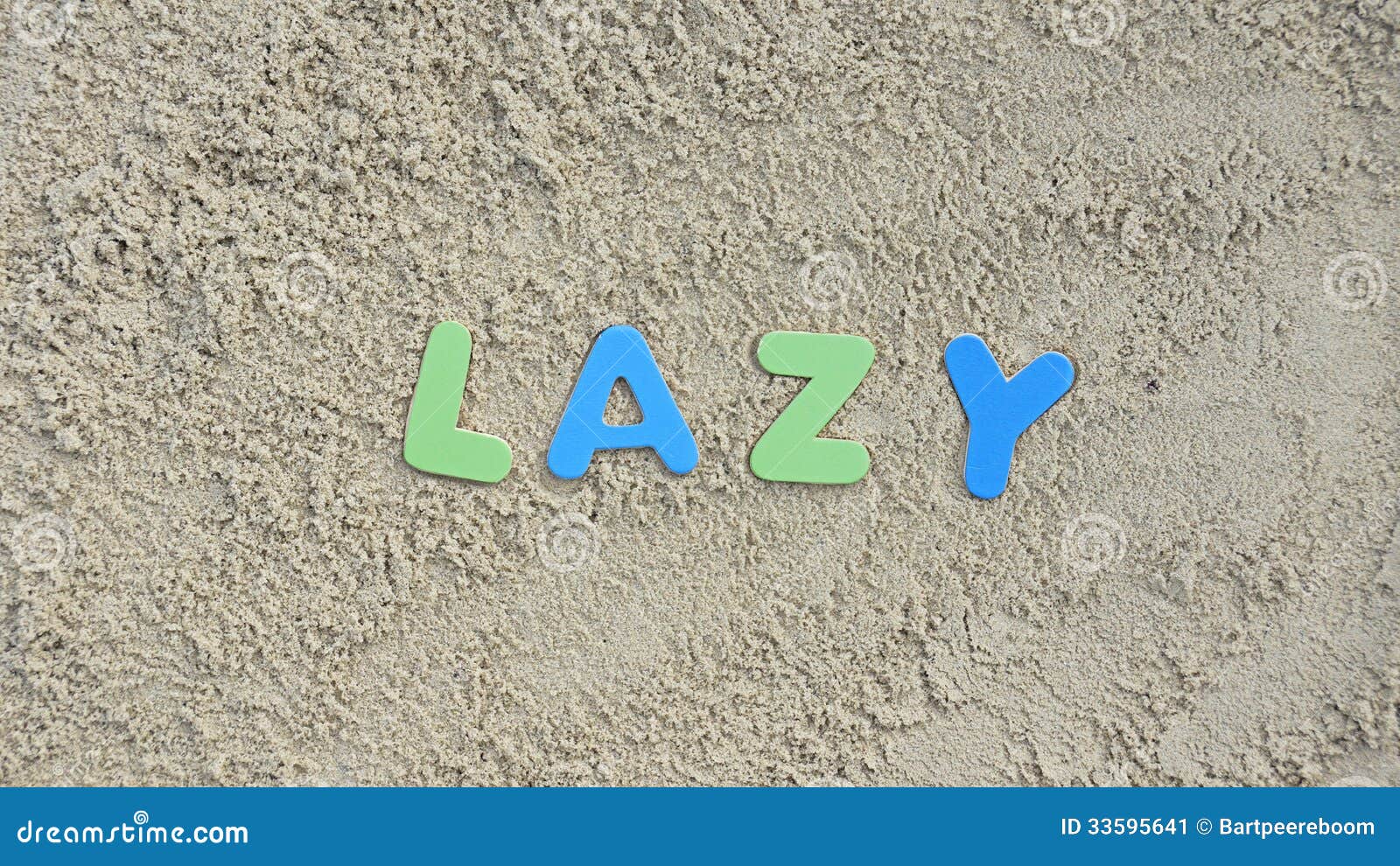 Lazy on the beach stock image. Image of nature, diligent - 33595641