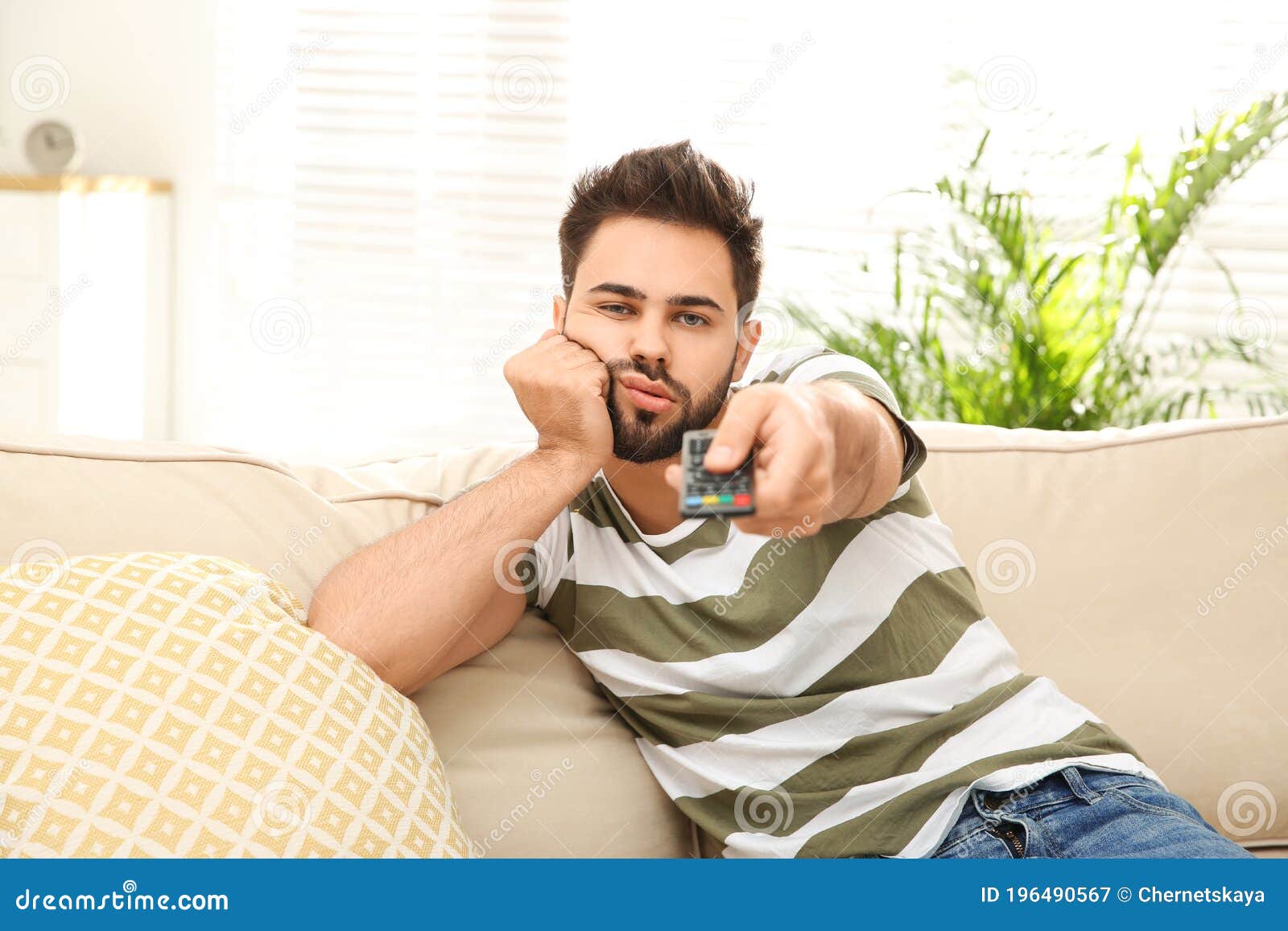 Lazy Person Watching Tv