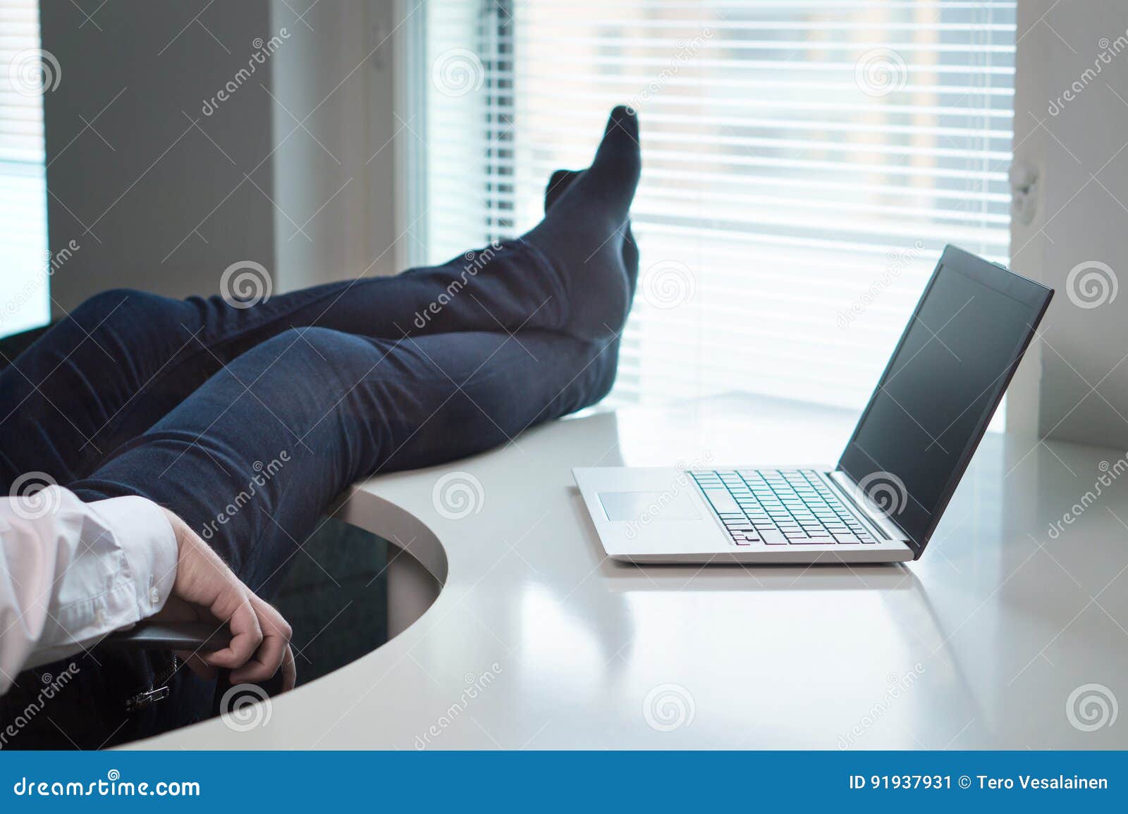 Lazy office worker stock image. Image of business, good - 91937931