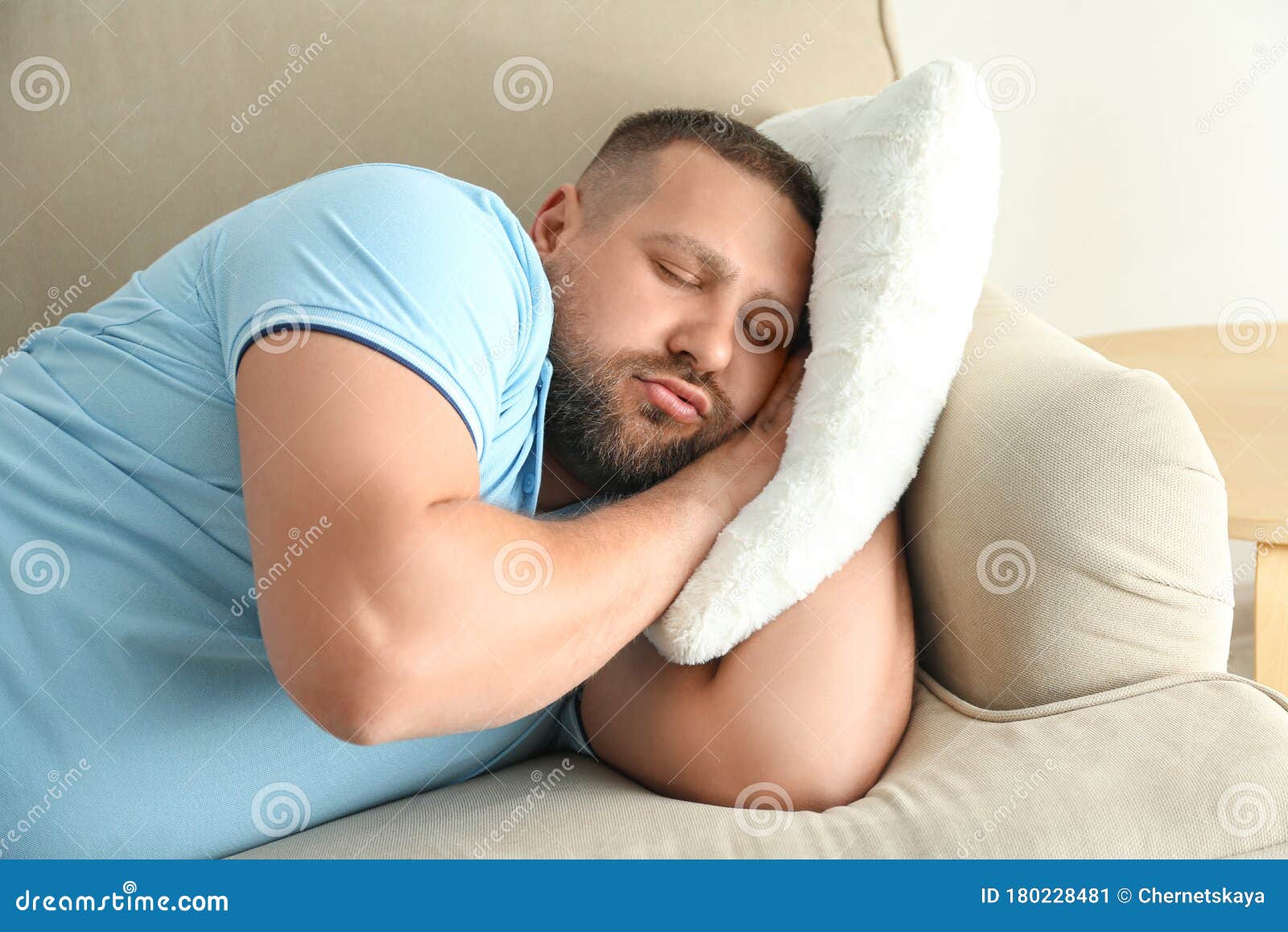 Lazy Overweight Man Sleeping on Sofa Stock Image - Image of pillow ... Lazy Overweight Man Sleeping on Sofa Stock Image - Image of pillow ...