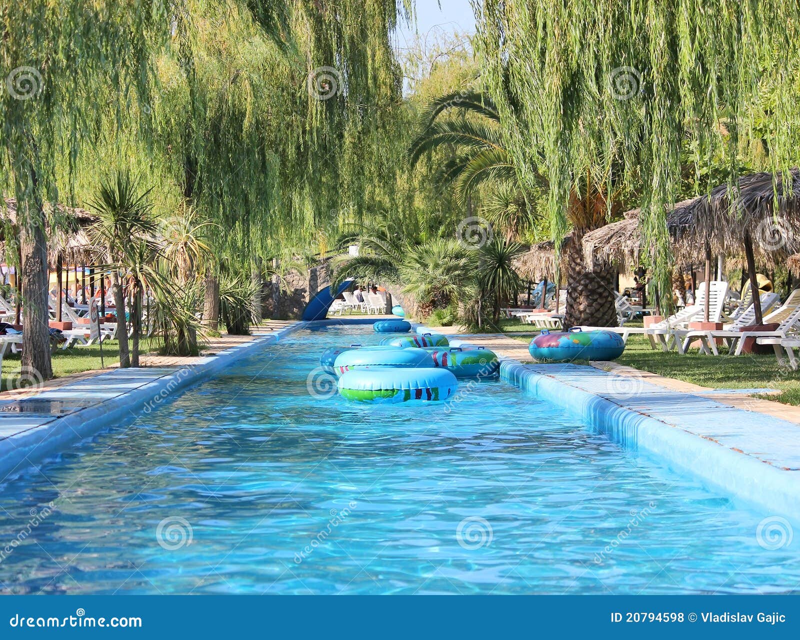 Lazy river stock photo. Image of cool, rubber, beach - 20794598