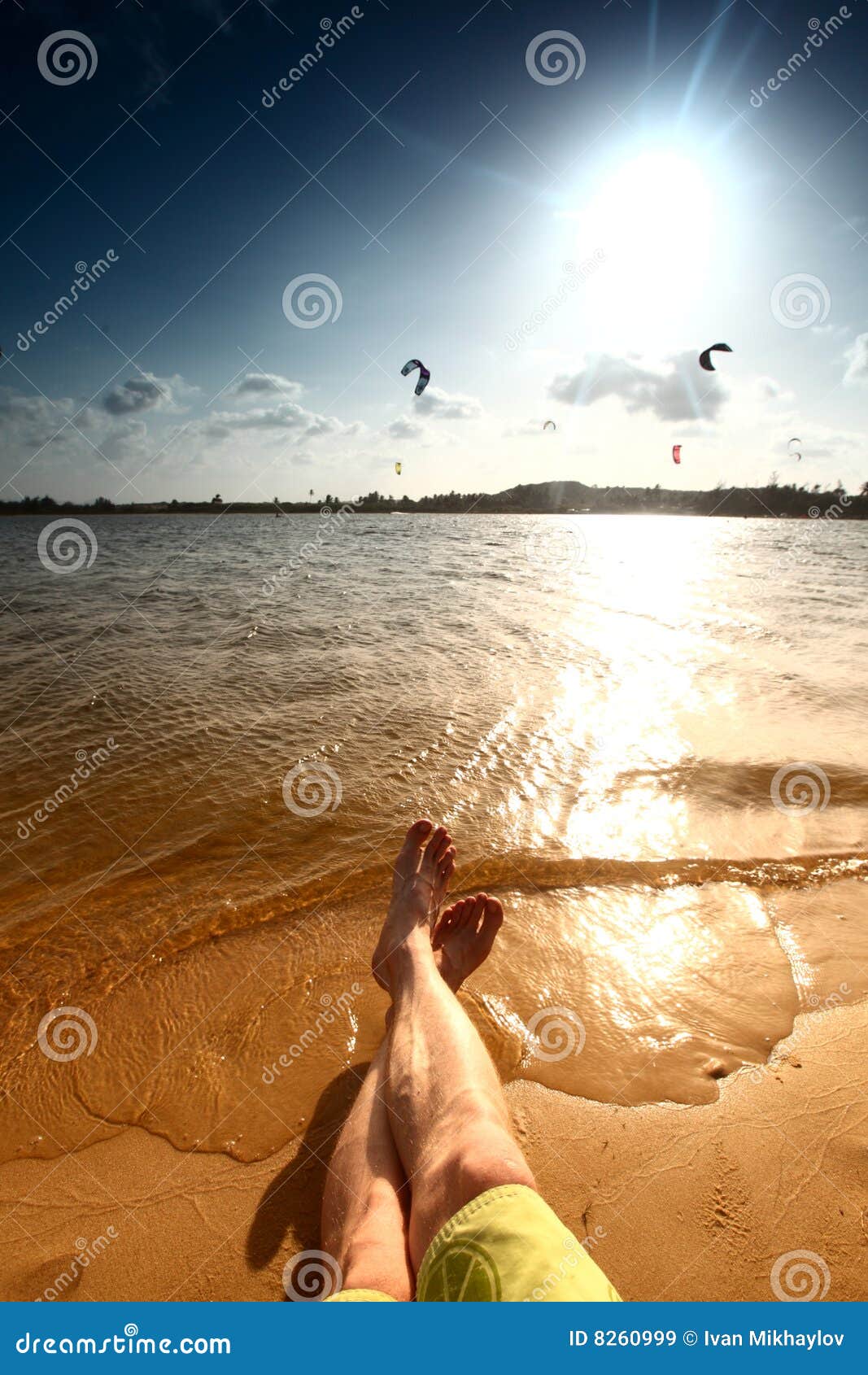 Lazy vacation stock image. Image of saltwater, ocean, legs - 8260999