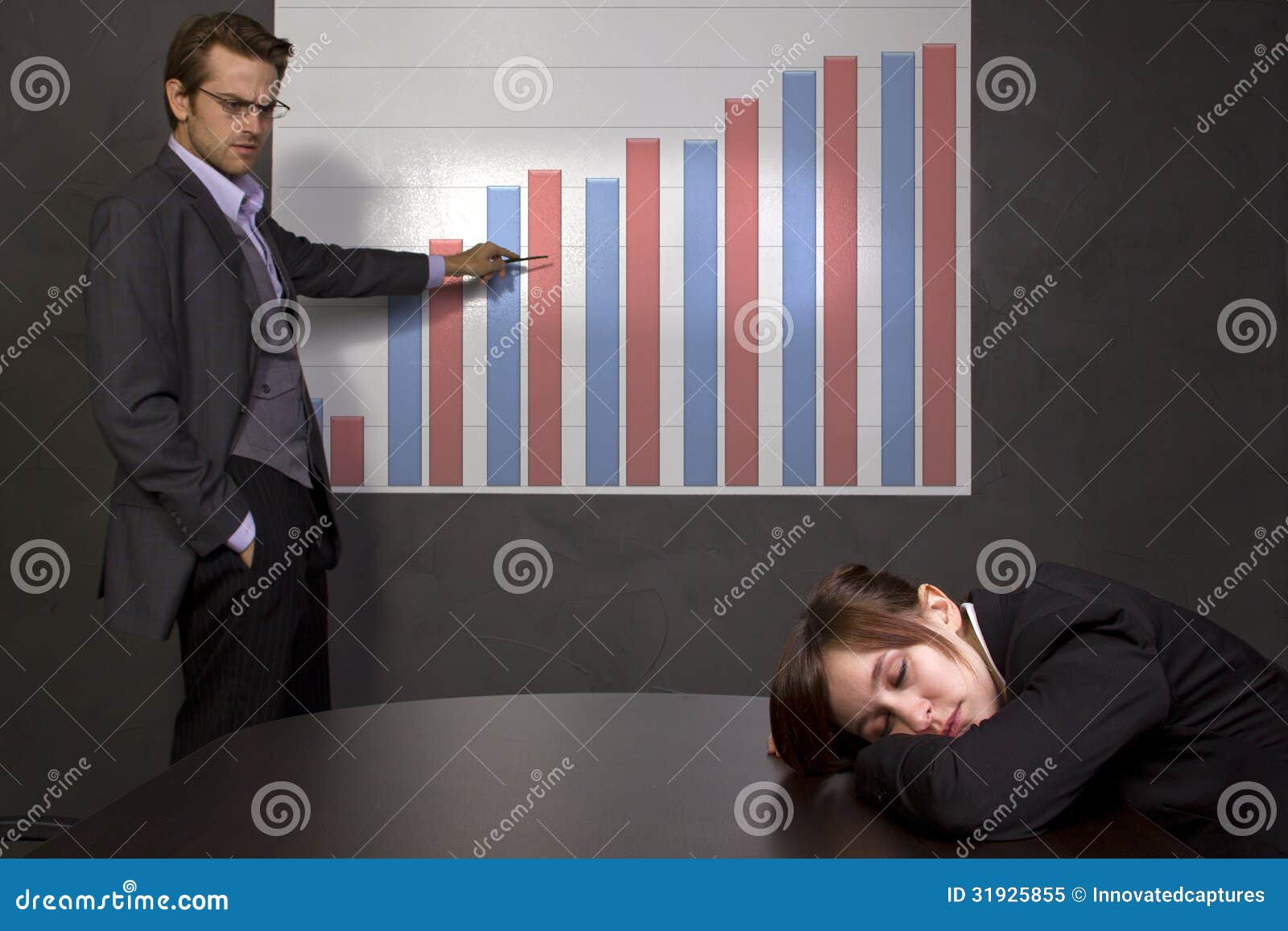 Lazy Worker stock image. Image of lazy, boring, projector - 31925855