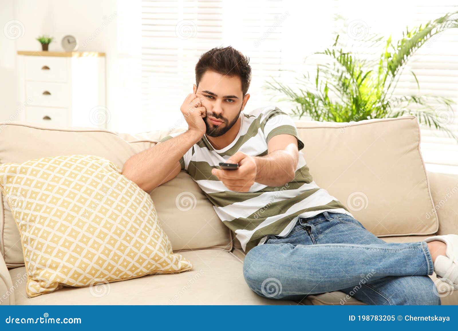 Lazy Person Watching Tv