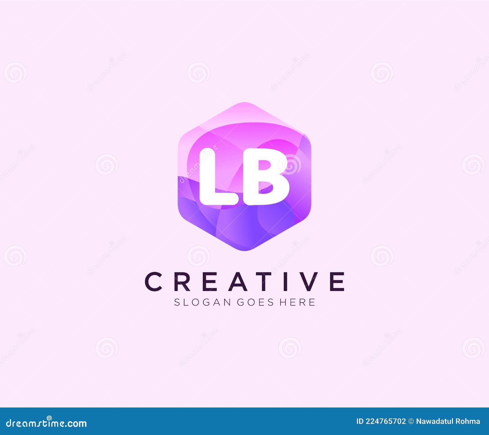 LB Initial Logo with Colorful Hexagon Modern Business Alphabet Logo ...