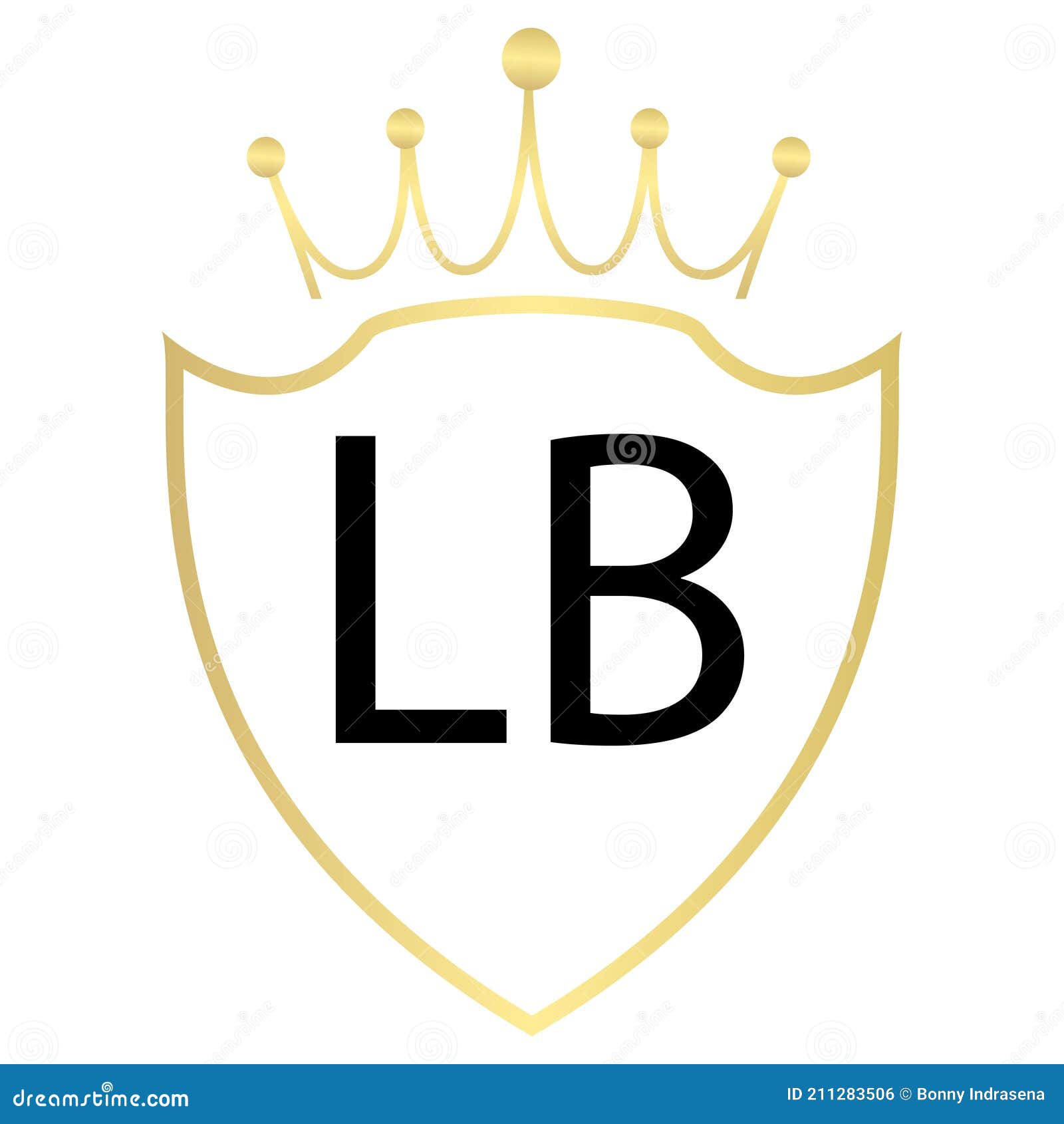 LB Letter Logo Design with Simple Style Stock Vector - Illustration of ...