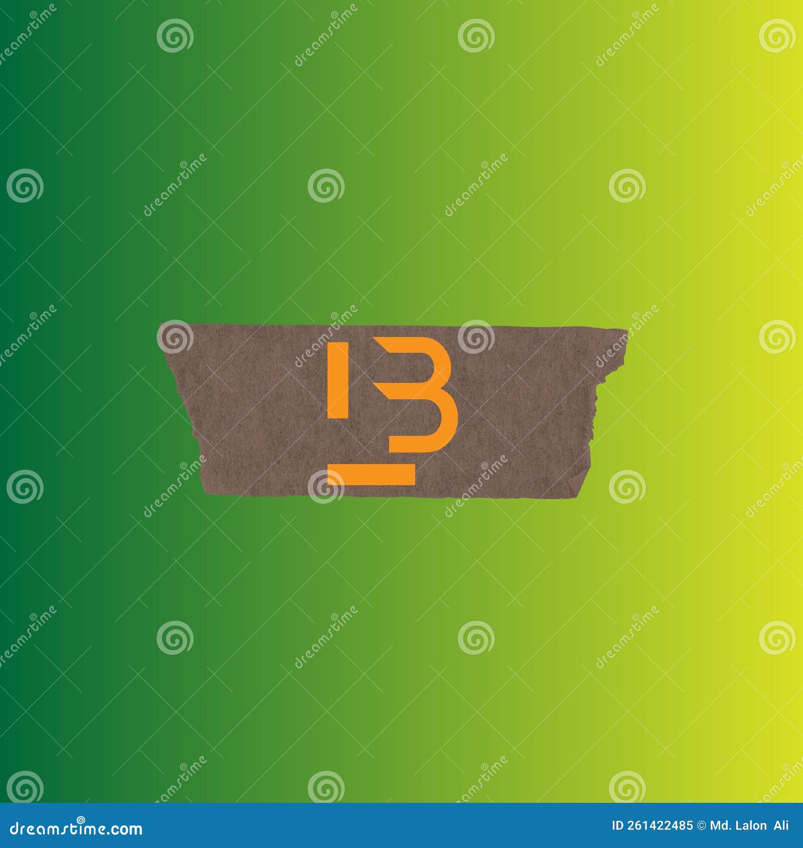 LB Text Logo Design Cartoon Vector | CartoonDealer.com #261422485