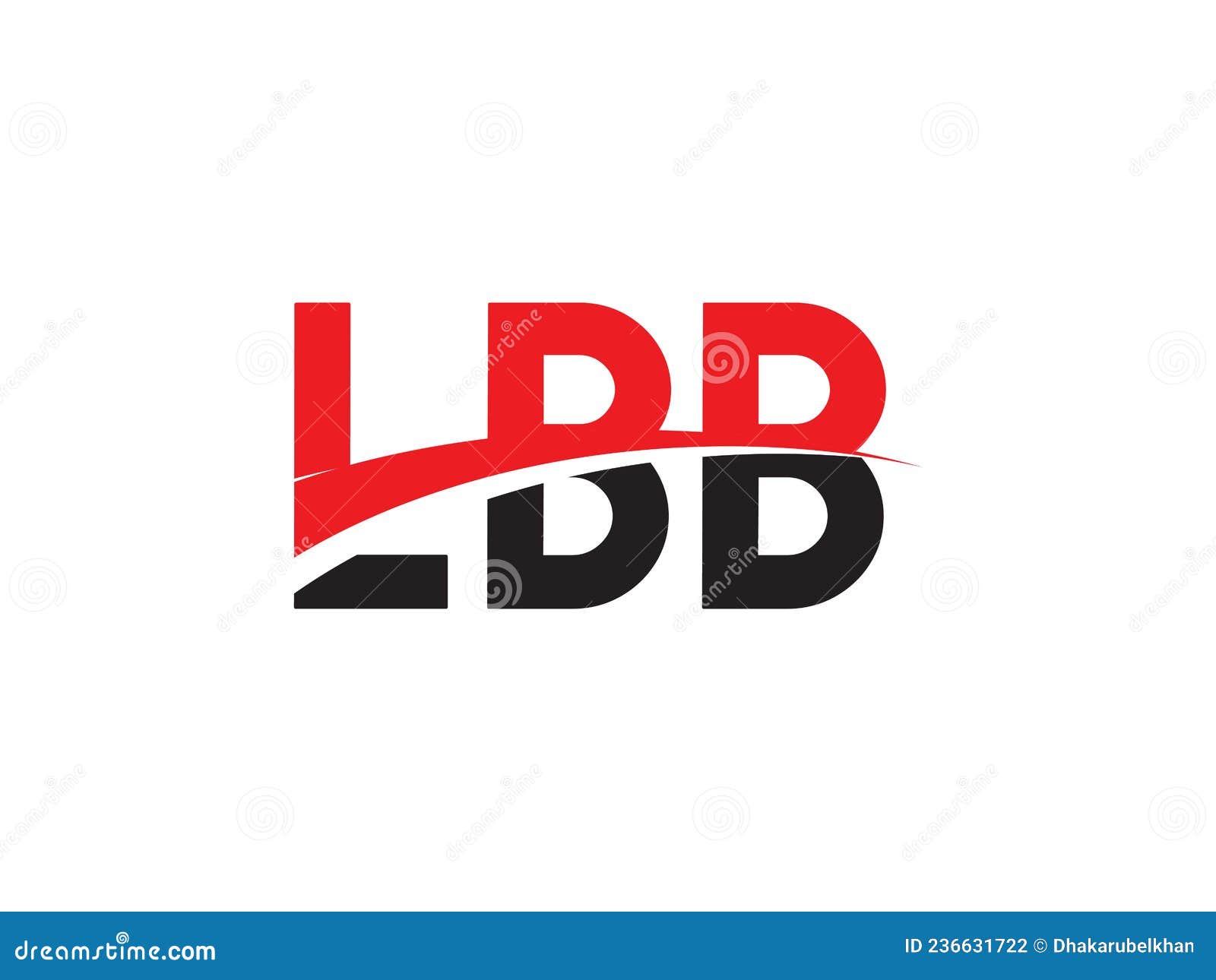 LBB Letter Initial Logo Design Stock Vector - Illustration of company ...