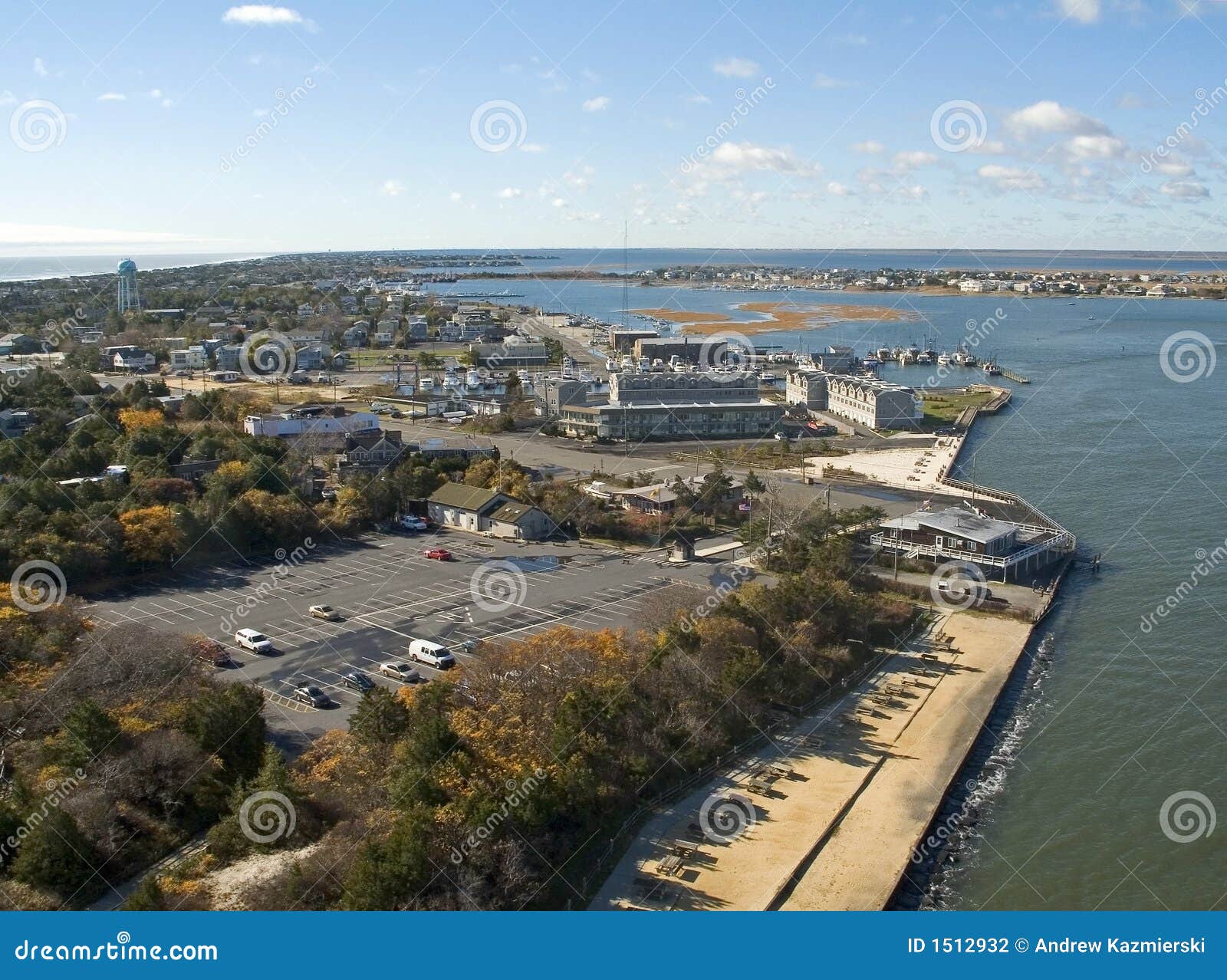 LBI View 1 stock photo. Image of town, autumn, ocean, parking - 1512932