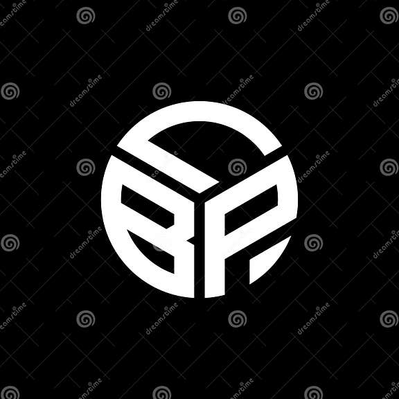 LBP Letter Logo Design on Black Background. LBP Creative Initials ...
