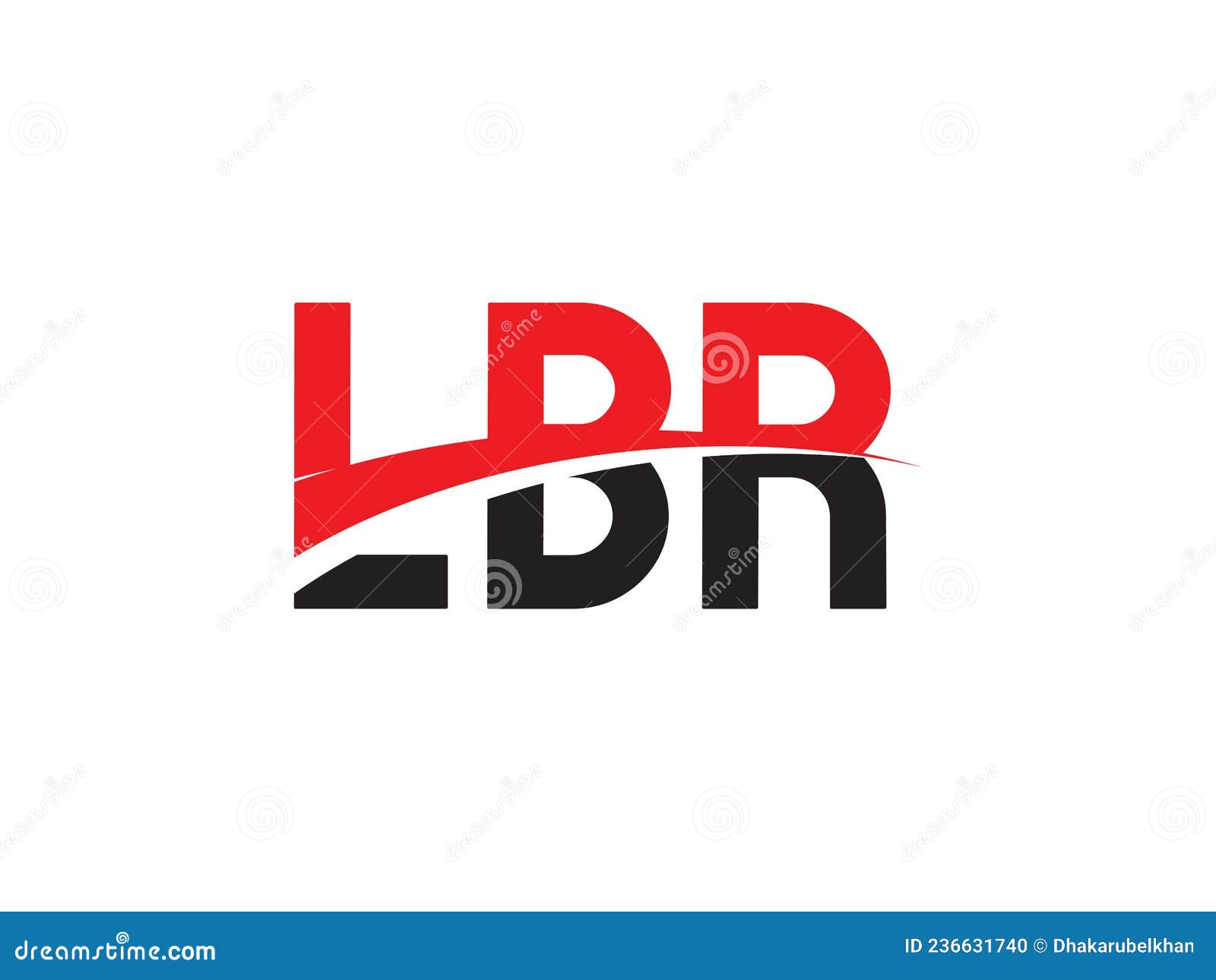 LBR Letter Initial Logo Design Stock Vector - Illustration of icon ...