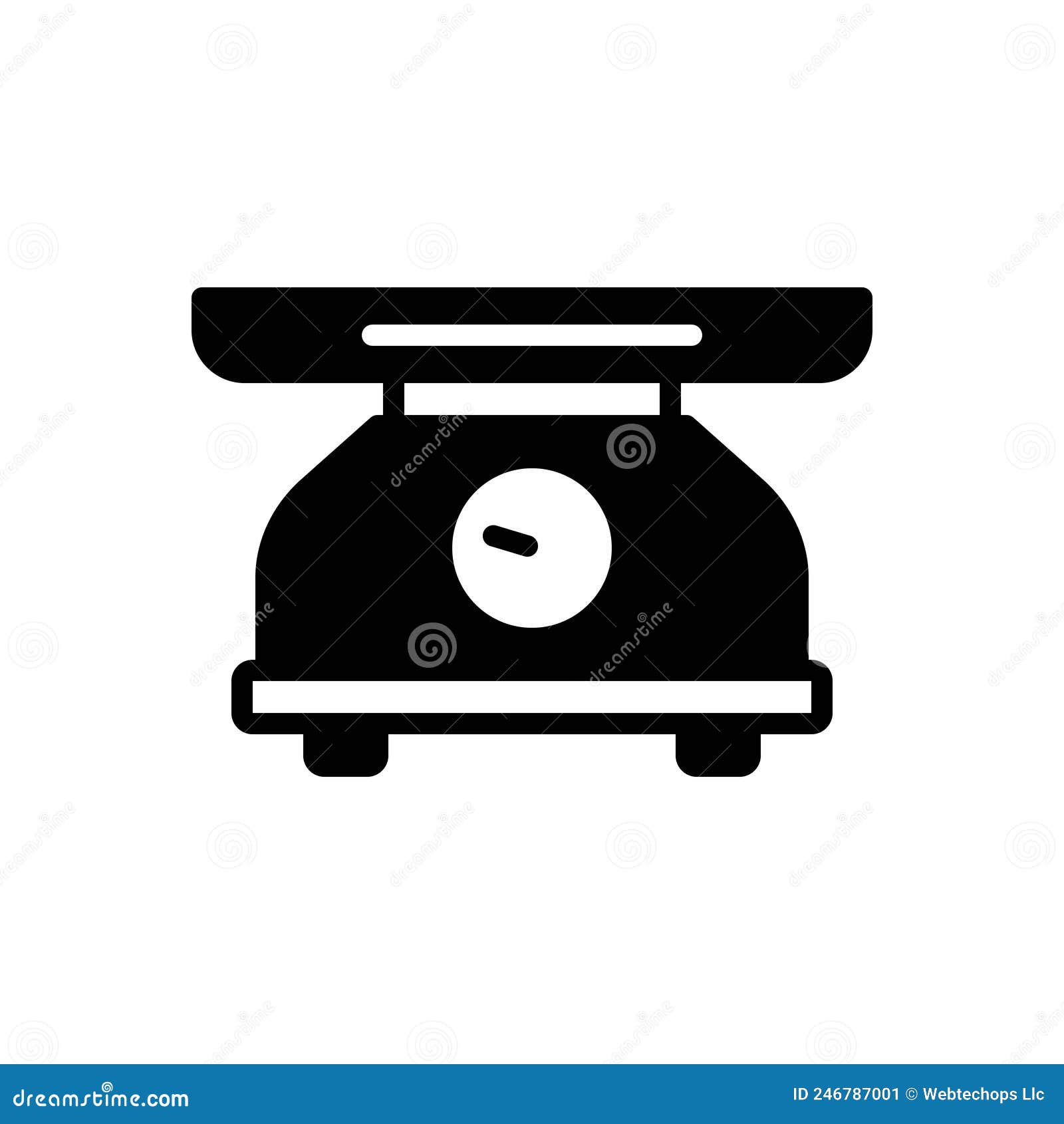 Black Solid Icon for Lbs, Weight and Scale Stock Vector - Illustration ...