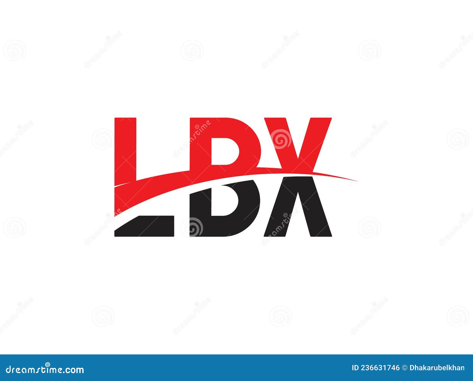 LBX Letter Initial Logo Design Stock Vector - Illustration of alphabet ...